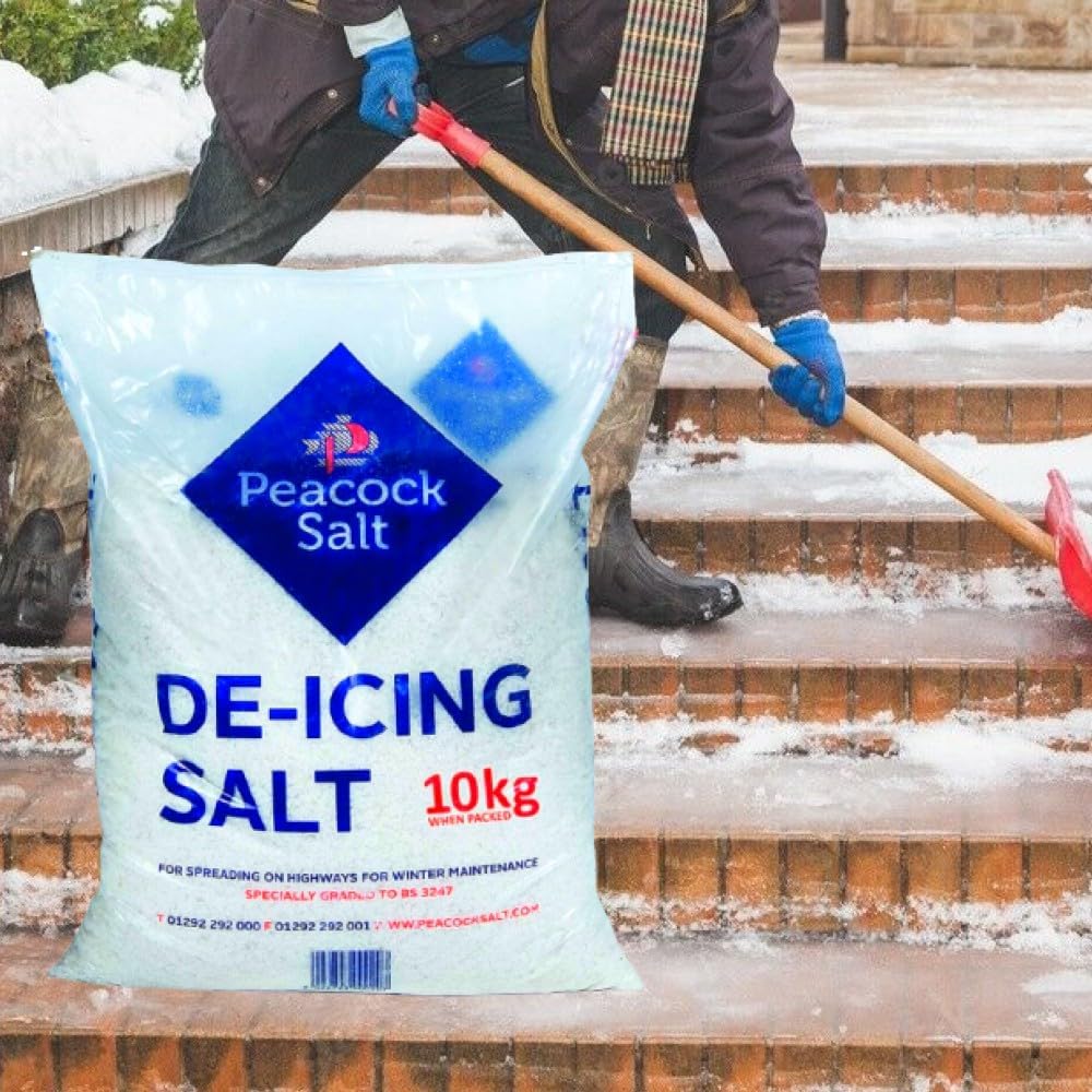 20Kg Winter Wizard De-Icing Salt White Grit Rock Salt Snow and Ice ...