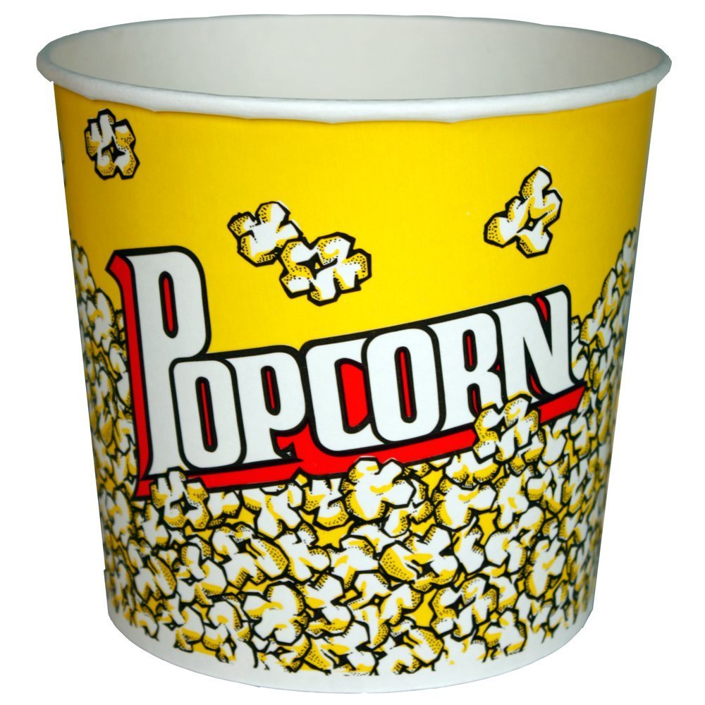 Amazon.com: Popcorn Bucket (Set of 50) Size: 85 oz.