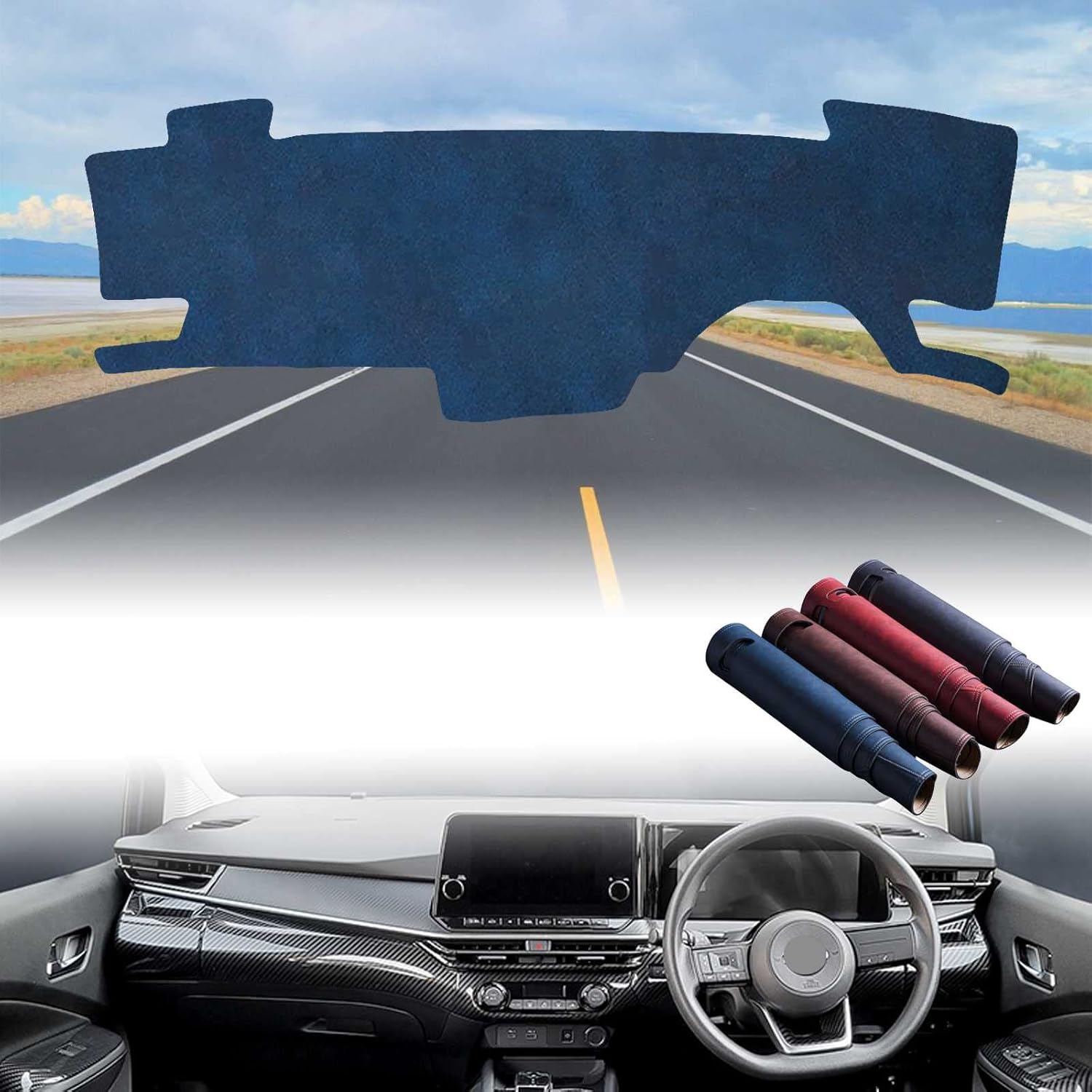 Amazon.co.jp: 【レザー素材 • 右手運転】 ダッシュボードマット 日産 ノート e-POWER E13 に適用 車種専用設計 NOTE e-POWER E13 2020年12月 ...