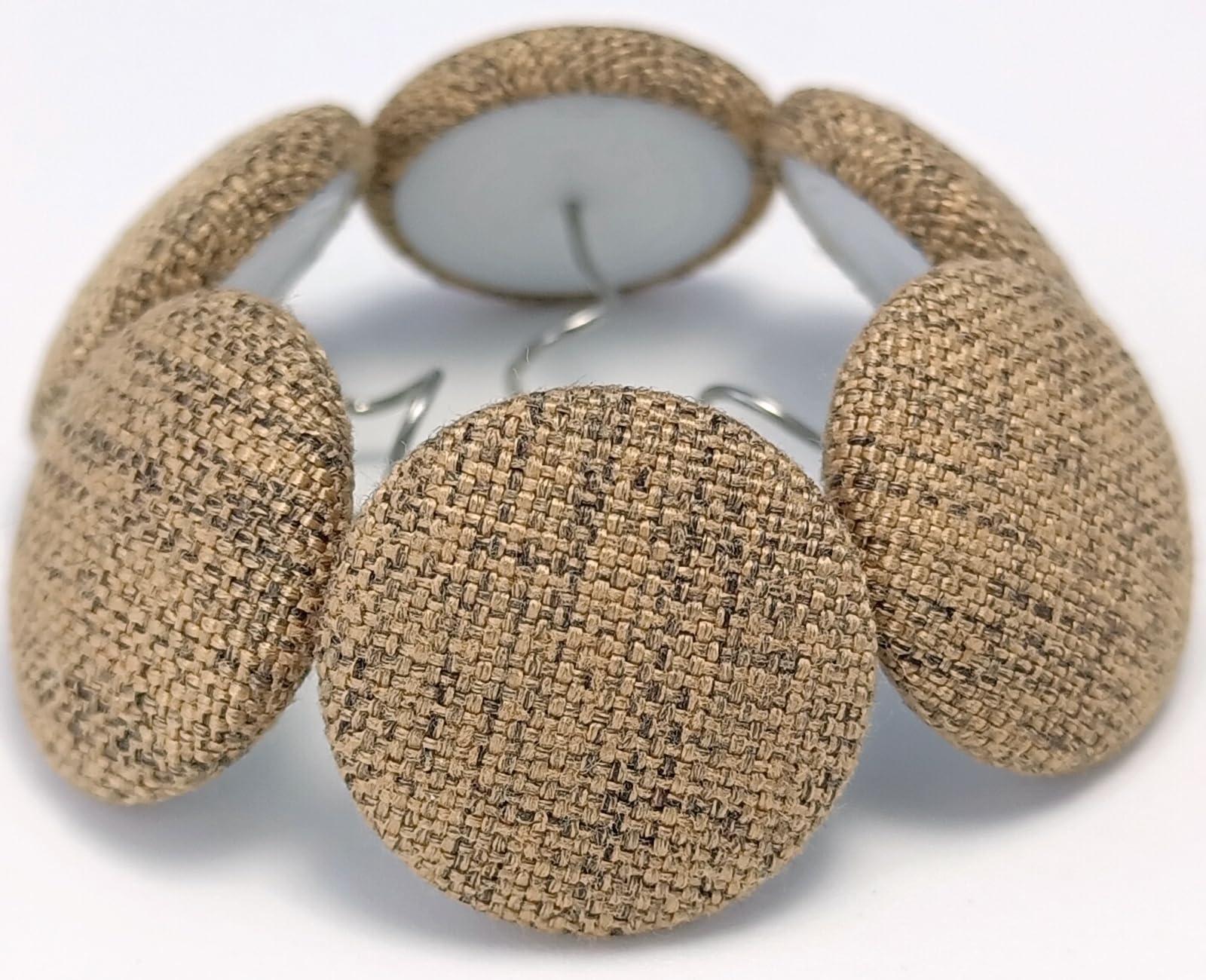 Amazon.com - 12 Colors Fabric Covered Button Twist Pins Dust Ruffle ...