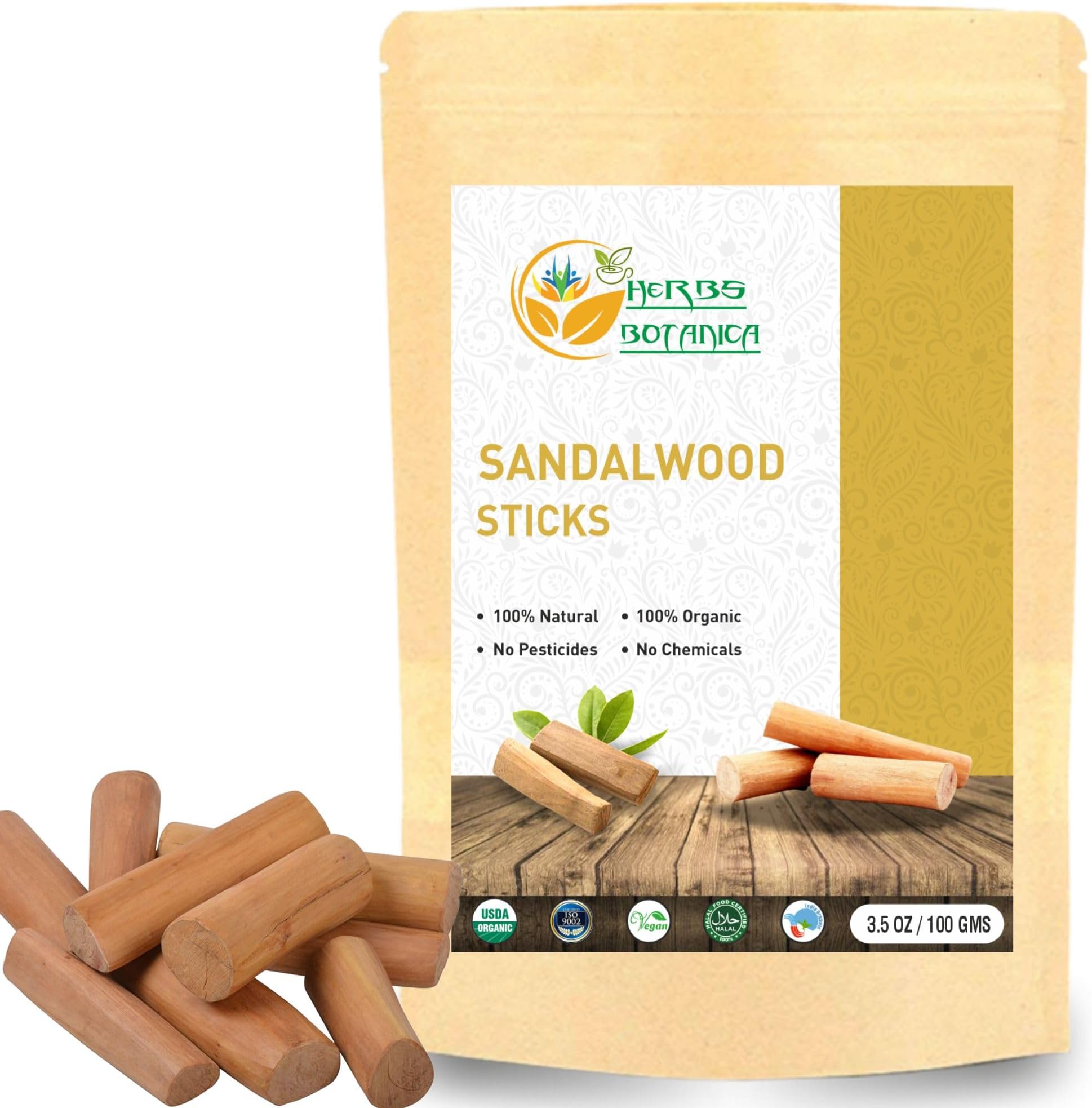 Amazon.com: Abaodam Sandalwood Sticks Incense Wood Smudge Sandal Powder ...
