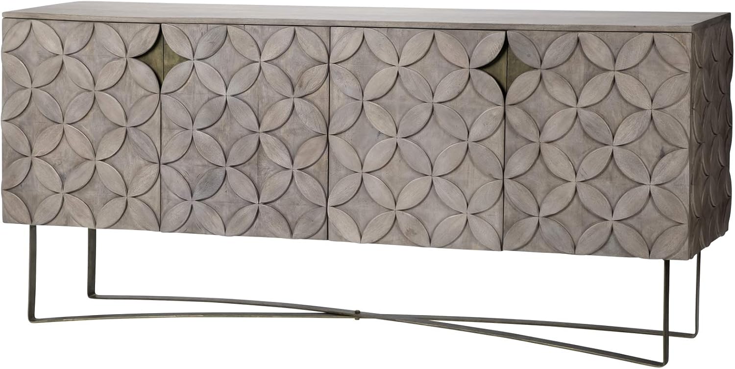 Amazon.com: Mercana Solid Wood Elegant Sideboard | Excelsior Furniture ...