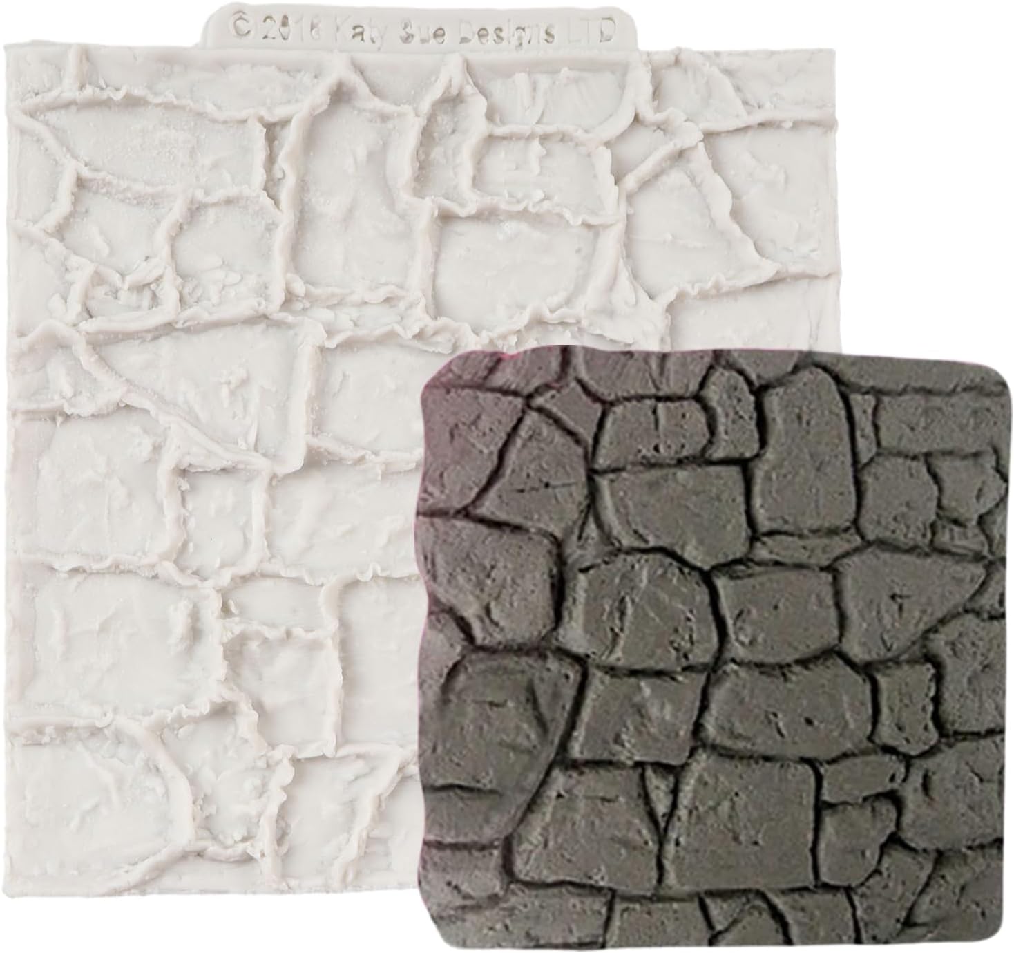 Amazon.com: QDMOLDS Rock Texture Silicone Lace Mold Brick Wall Texture ...