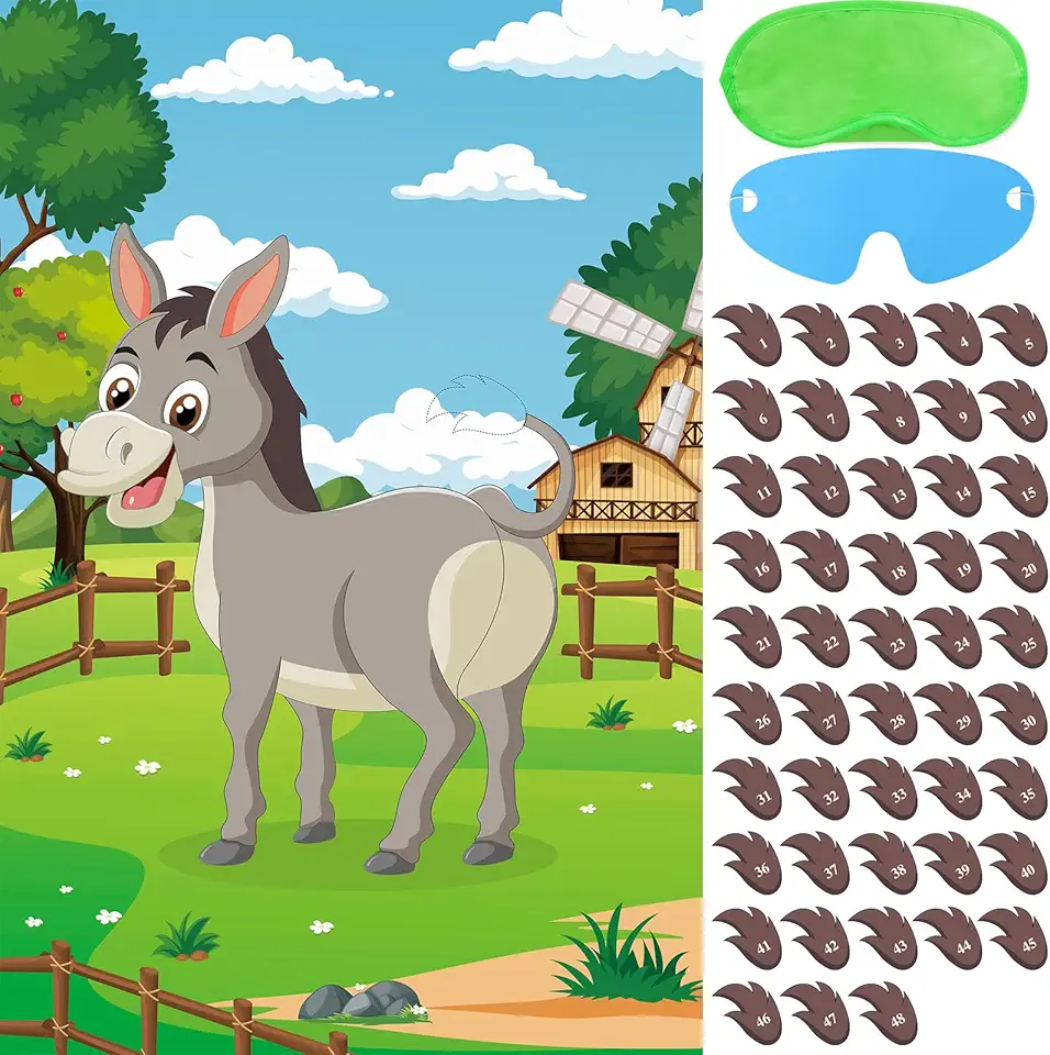 The Ultimate Guide On How To Play Pin The Tail On The Donkey | PetShun