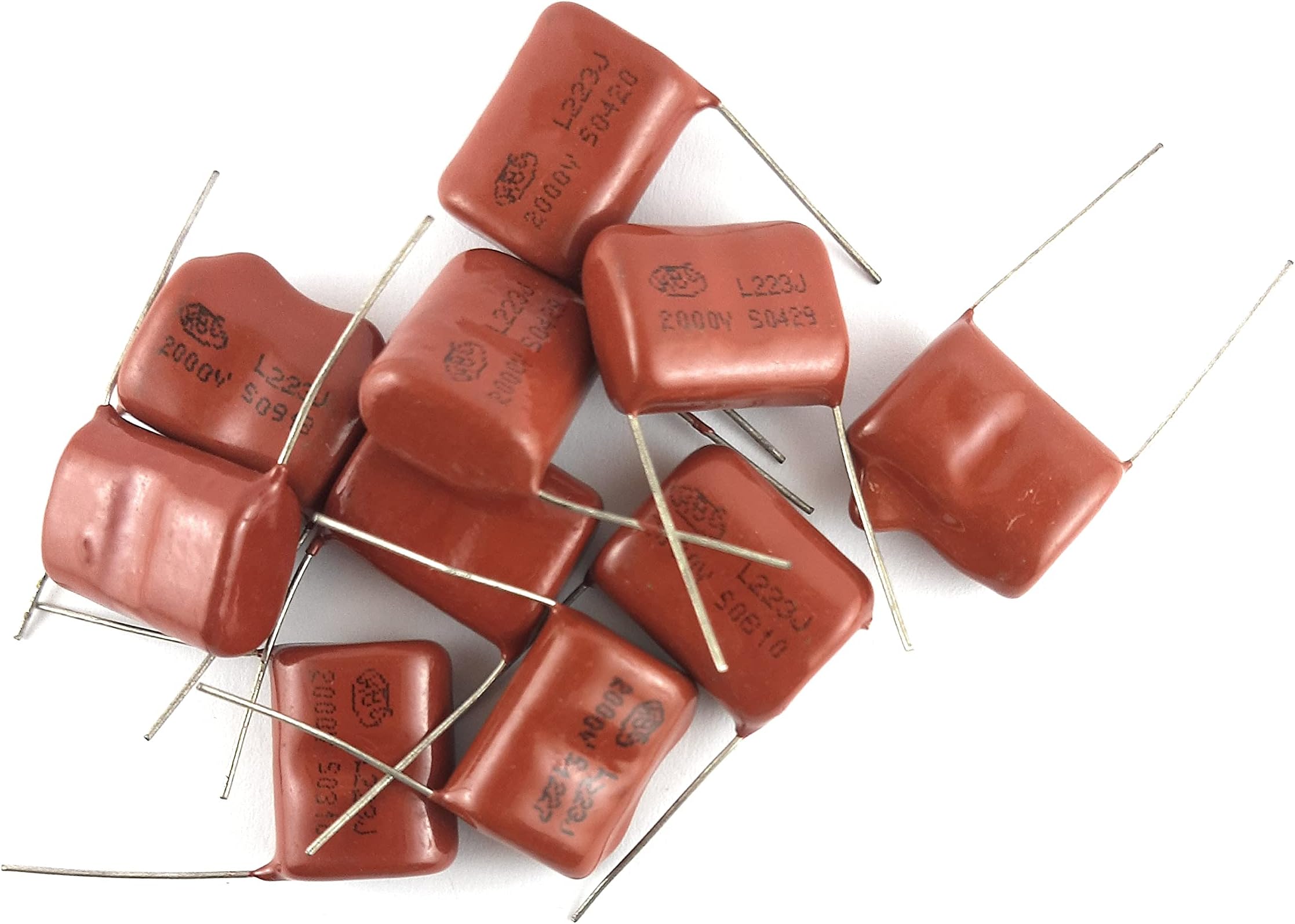 SME 10 pics 223J 2KV Polyester Capacitor 2000V 0.022 uf : Amazon.in ...