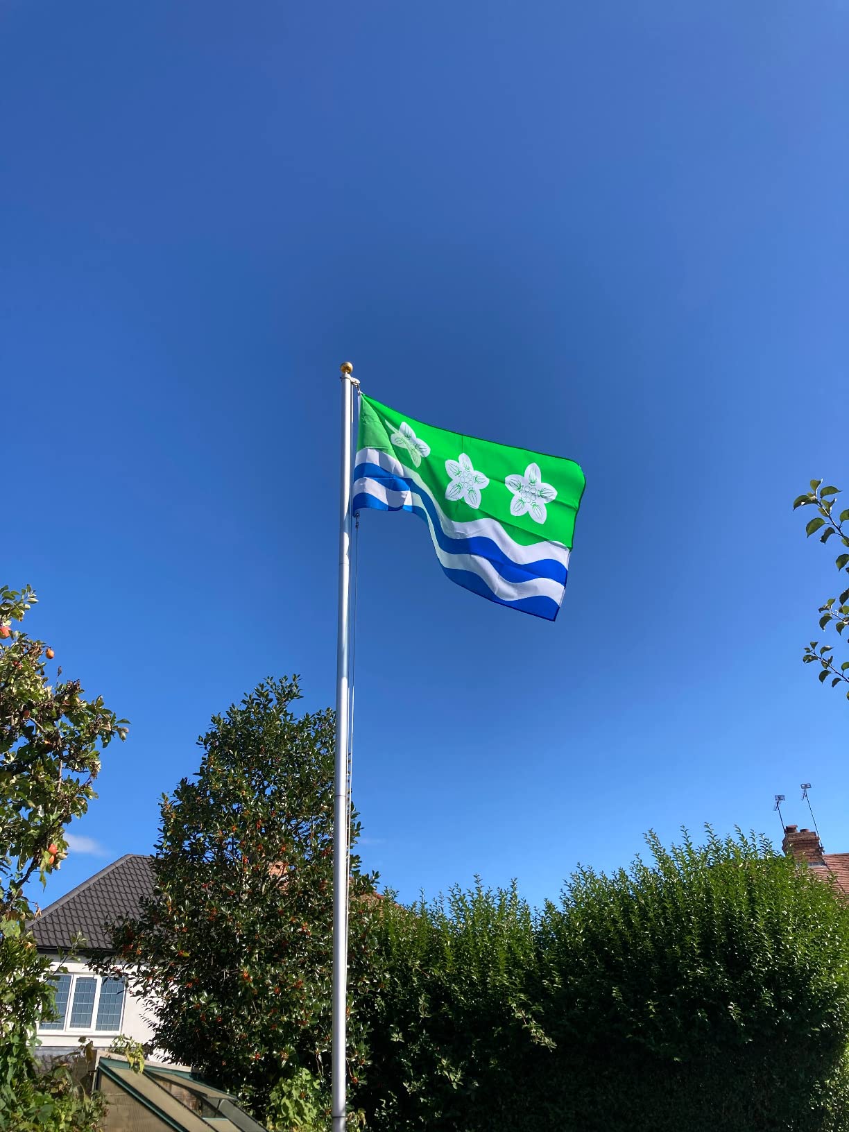 Perfectflags Cumberland Flag 5ft x 3ft Large - 100% Polyester - Metal ...