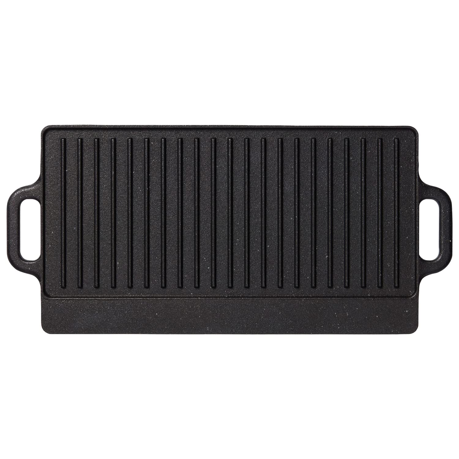 Snapklik.com : The Rock Cast Iron Reversible Grill/Griddle