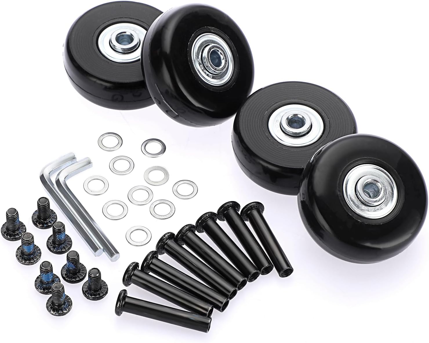 Amazon.com: ORO 1 Pair Luggage Wheels Replacement 45mm Case Wheels with ...