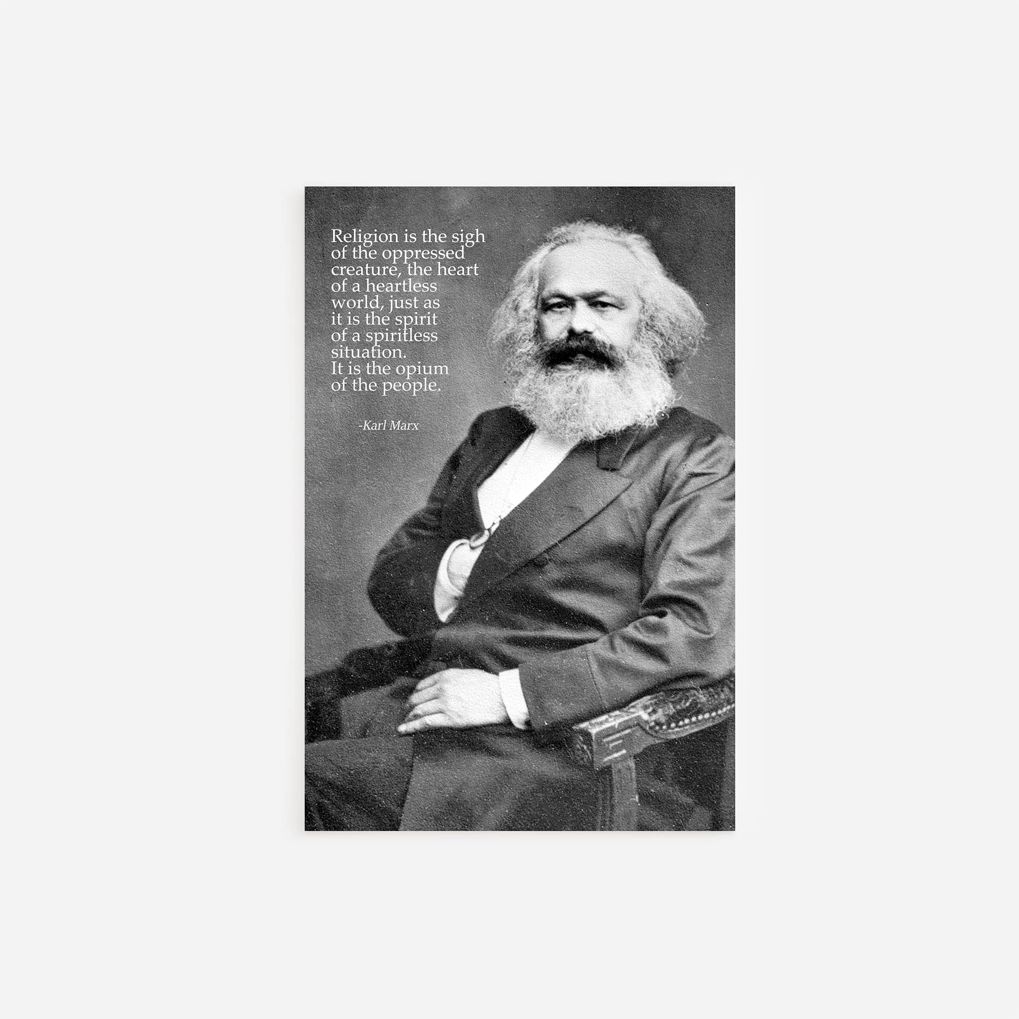 Karl Marx Quotes On Religion Quote : Religion Is The Opium Of The