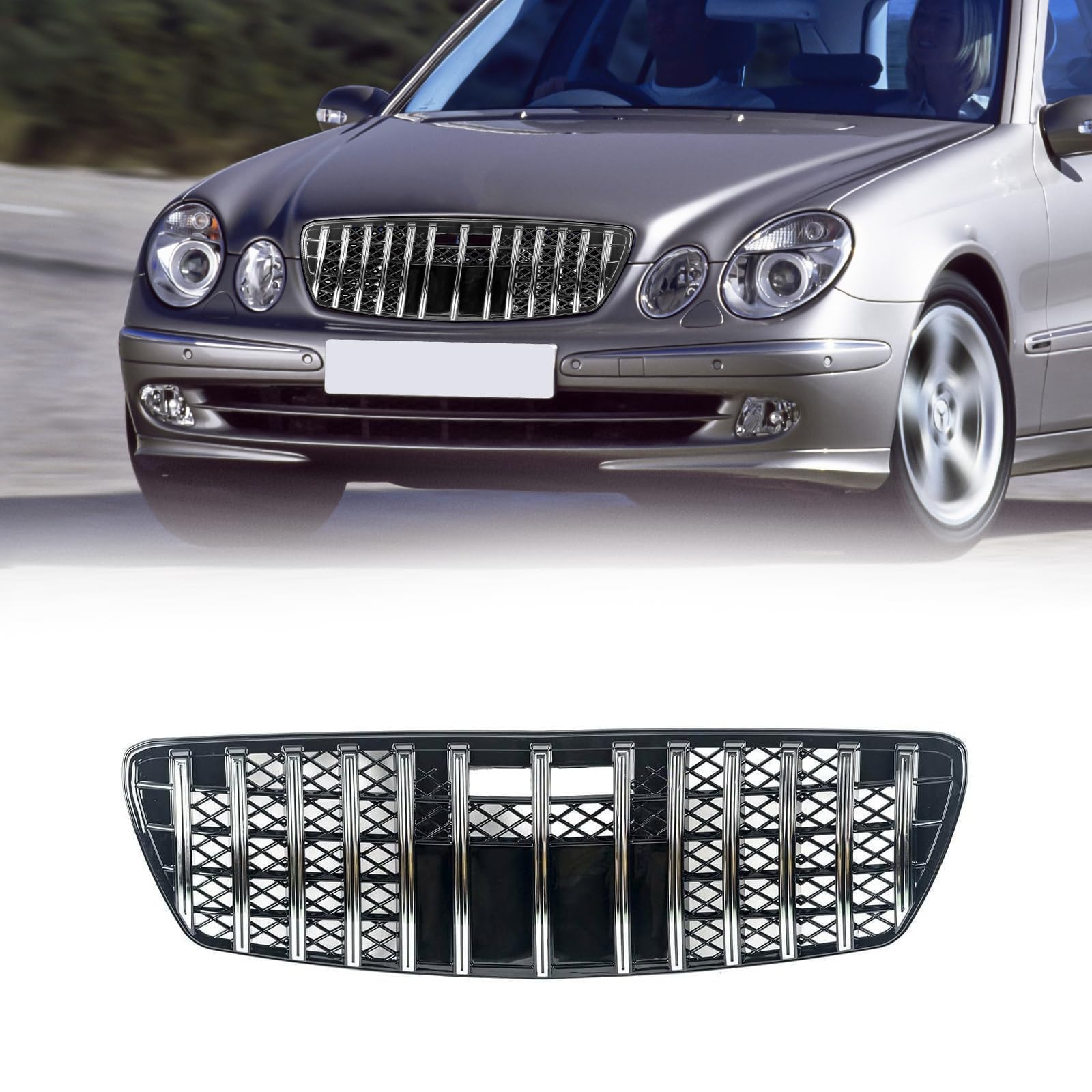 Amazon.com: KARPAL Front Bumper Grille GTR AMG Grill Compatible with ...