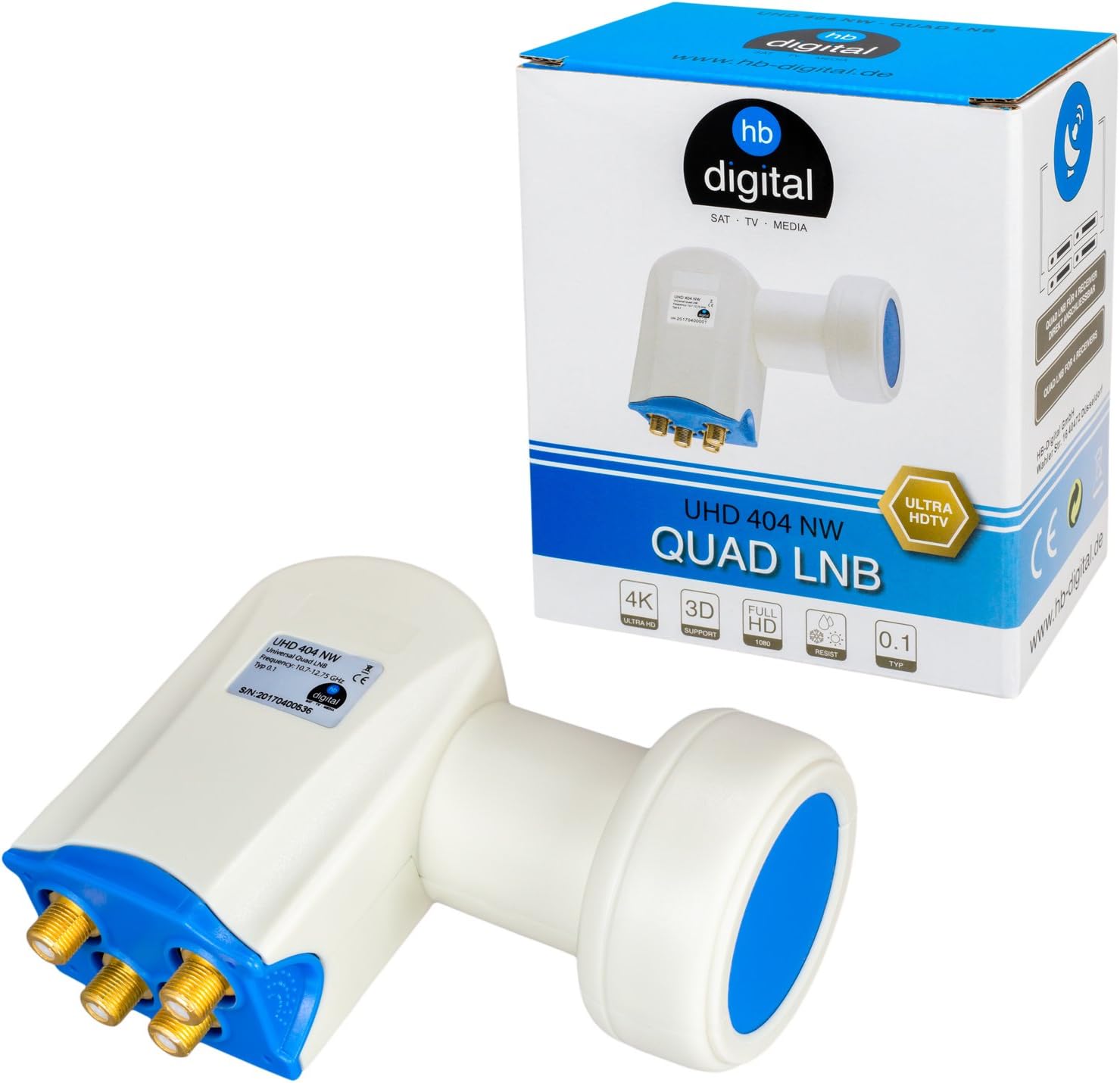 hb-digital Octo LNB LNC Kopf für 8 Teilnehmer Direkt LTE Protected ...
