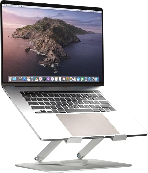 Suptek Adjustable Laptop Stand for Desk，Ergonomic Notebook Stand with ...
