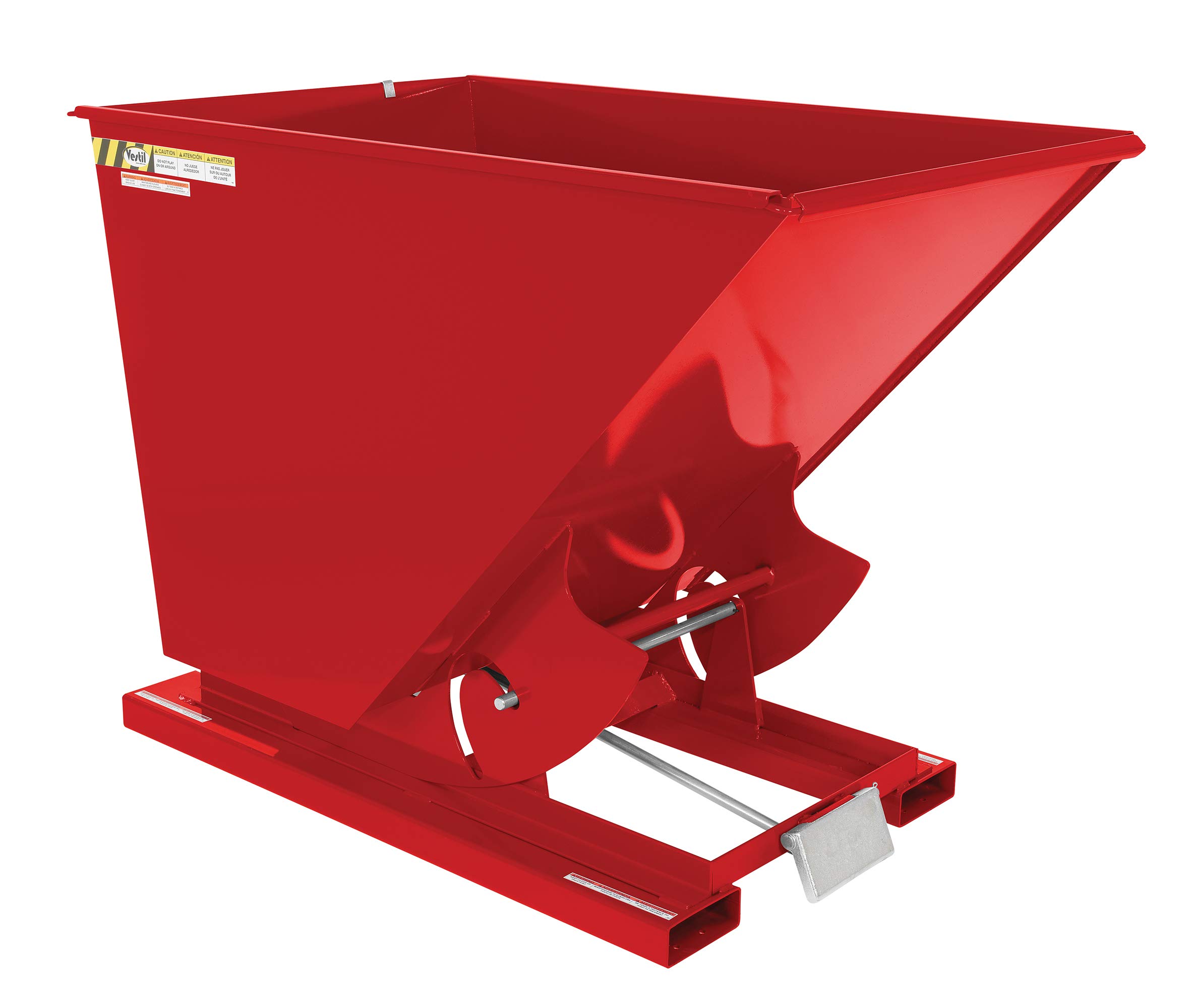 Dump Hopper Forklift Vestil 1.5 Cubic Yard Steel Dump Hopper - 6000lb ...