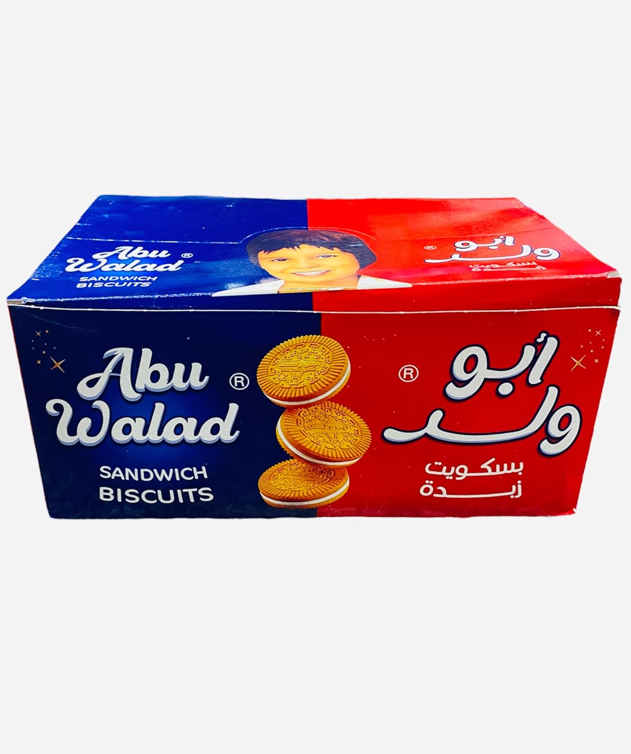 Amazon.com: Abu Walad Biscuits [Butter Sandwich Cookies Filled with ...