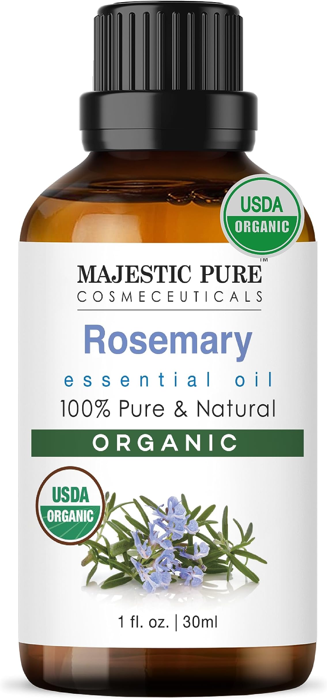 Amazon.com: Now Foods Rosemary Oil Certified Organic 1 fl oz (30 ml ...