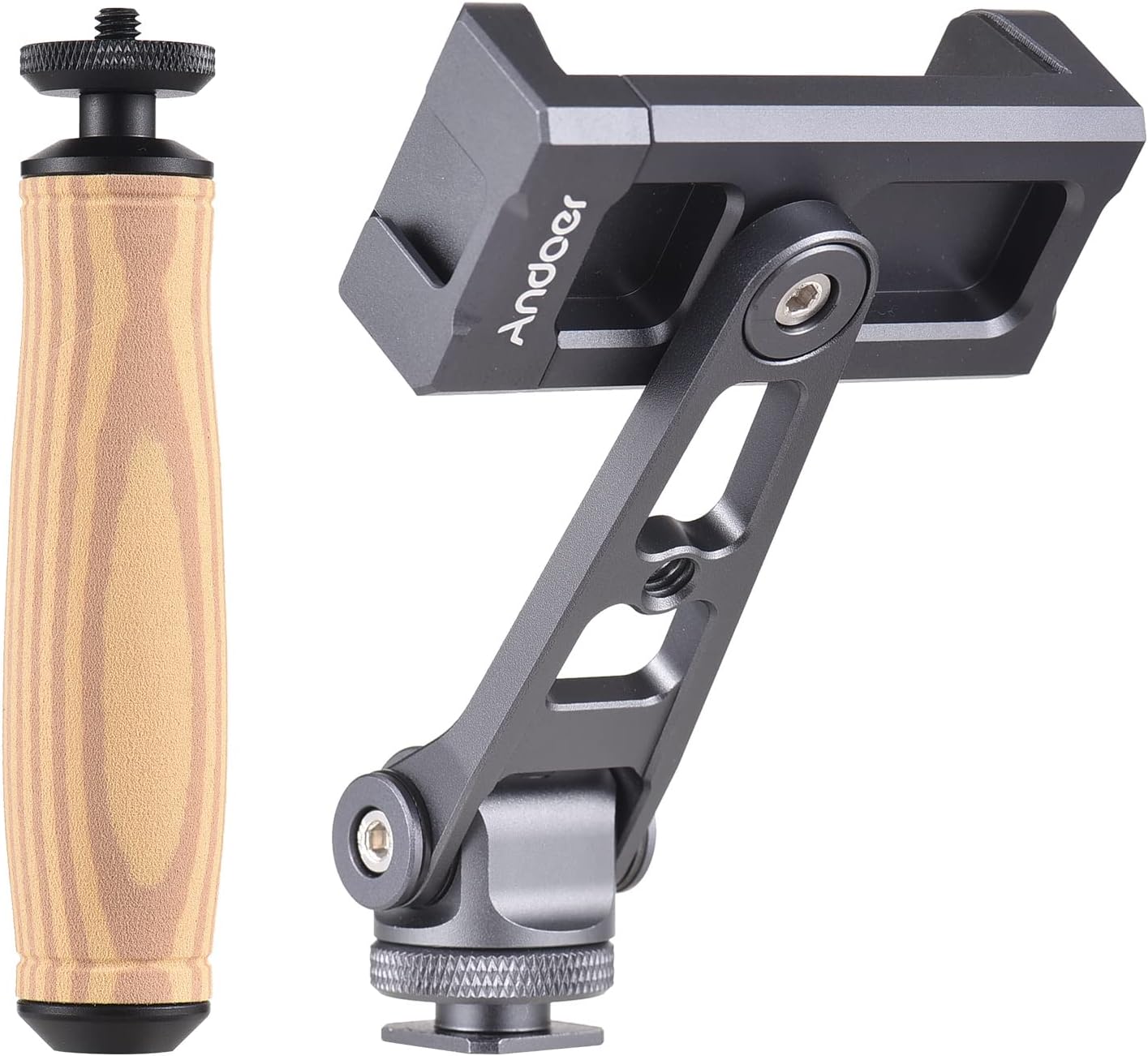 Andoer Multi-functional Phone Holder Clamp Phone Tripod Mount Aluminum ...