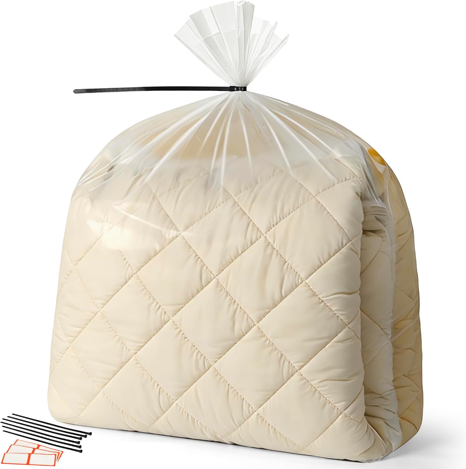 Amazon.com: Storage Standard Large Clear Plastic Bags for Storage 6 ...