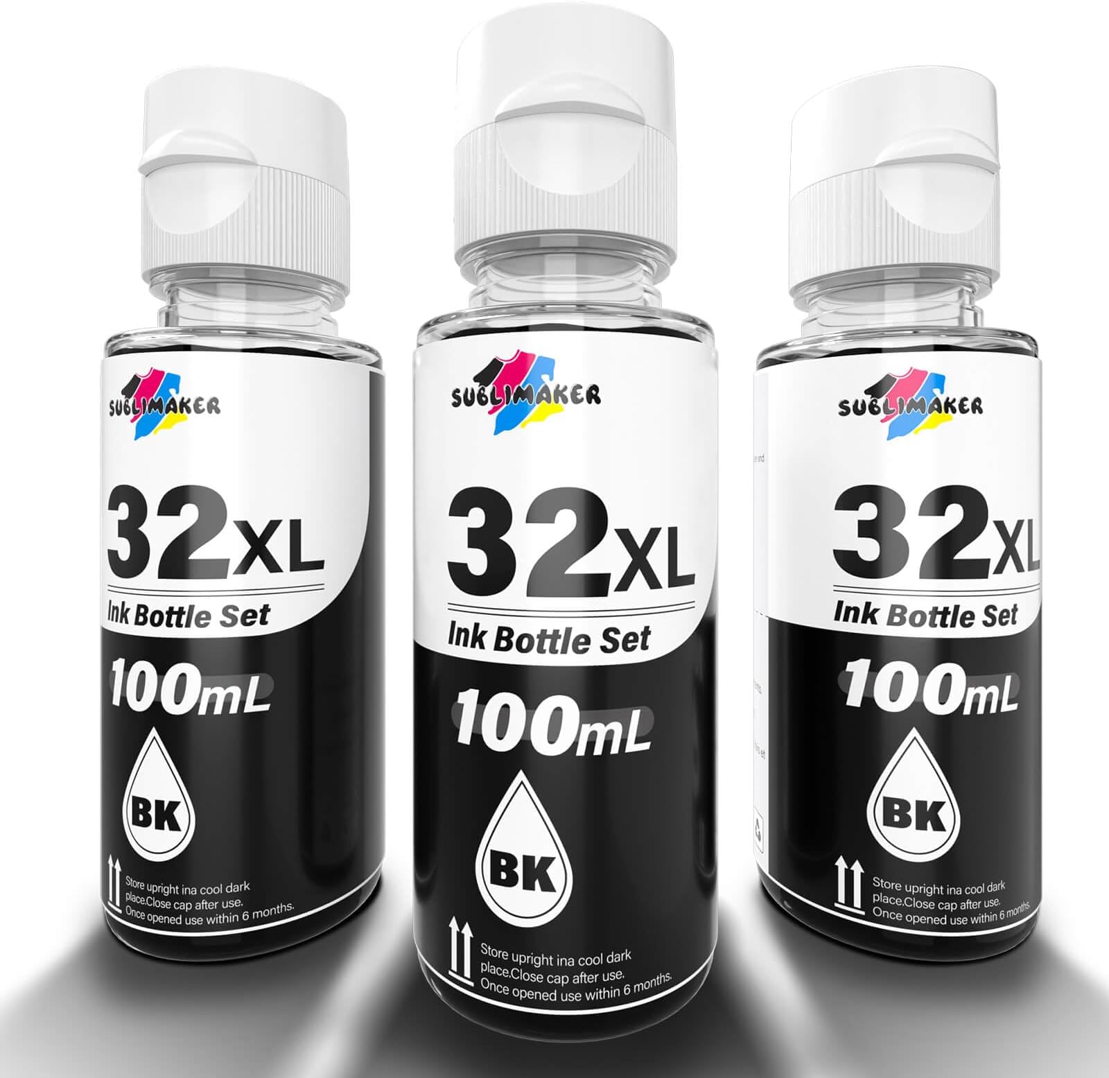 Amazon.com: 32XL Black Ink Bottles Compatible Replacement for HP Smart ...
