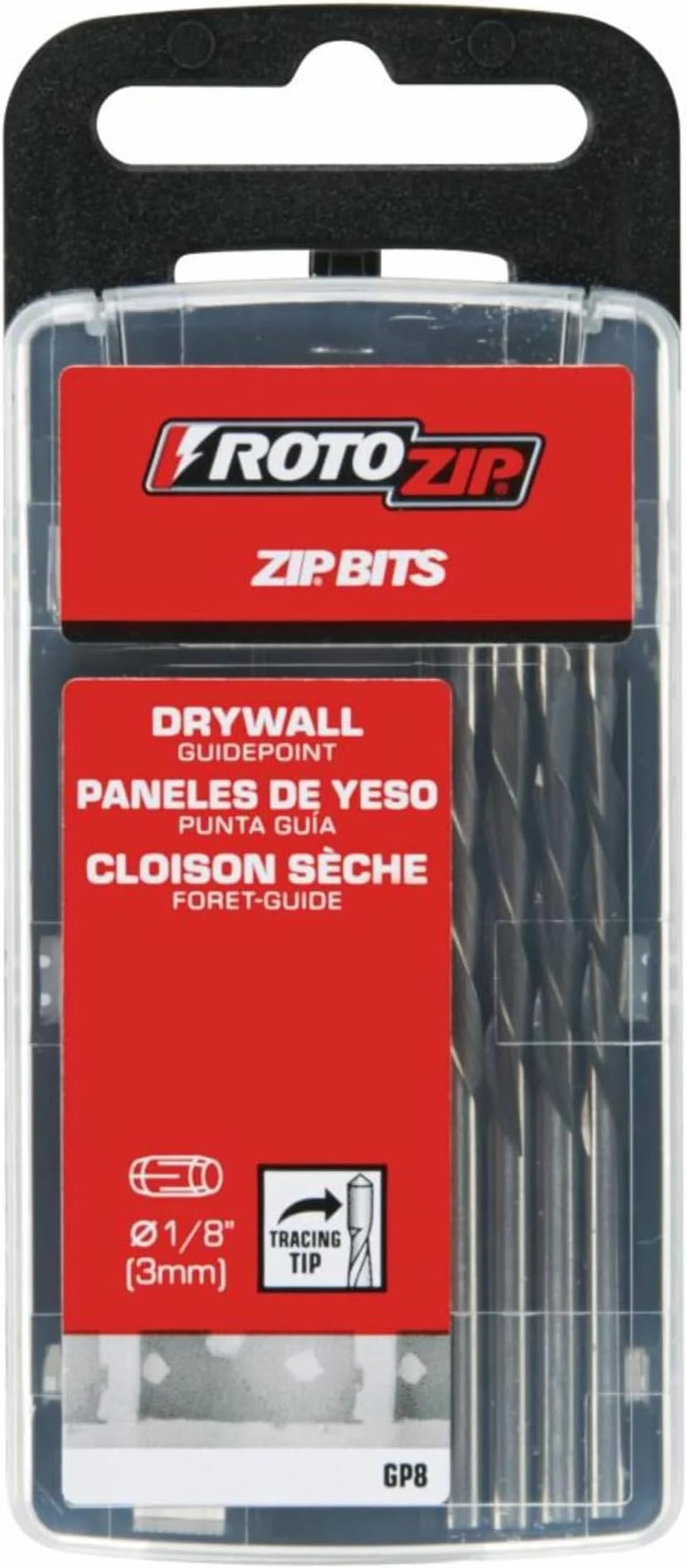 DEWALT DWAPP18010 1/8IN DRYWALL PILOT POINT CUT OUT BIT 10 Pack ...