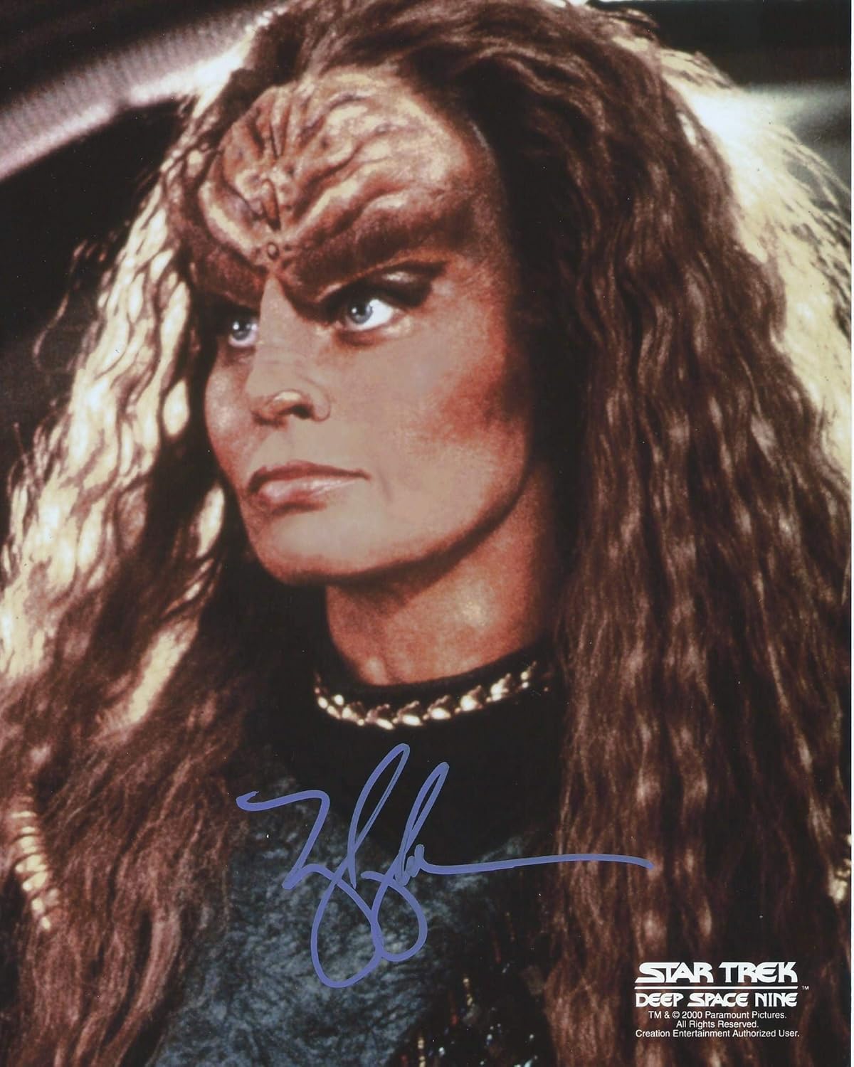 ST Deep Space Nine Signed Autographed Mary Kay Adams as Klingon Grilka ...