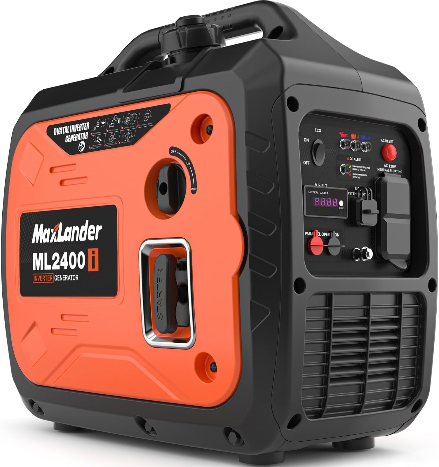 Amazon.com: RINADURS 2800 Watt inverter generator, quiet and portable ...