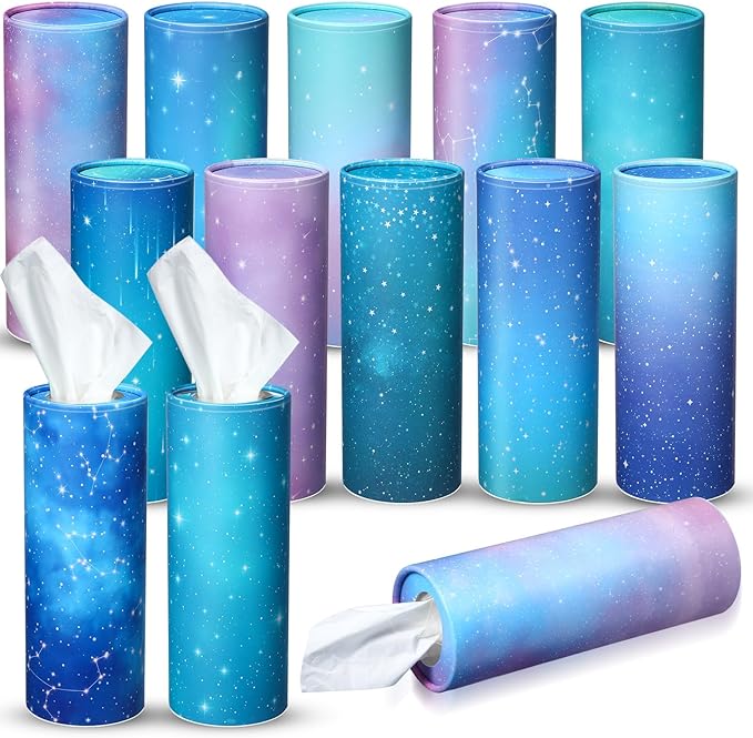 Amazon.com: 12 Pcs Car Tissue Holder Box Bulk 3 Ply Car Tissues ...