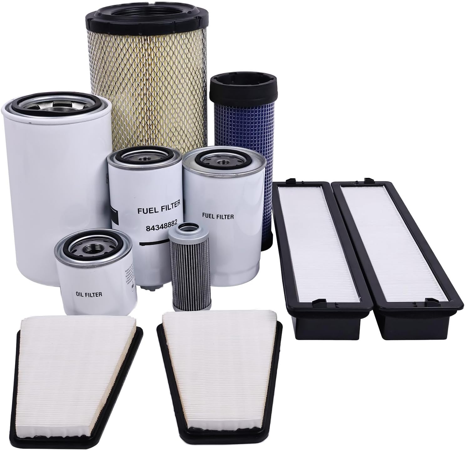 Amazon.com: YQABLE Filter Kit Compatible for New Holland Tractor T4.105 ...