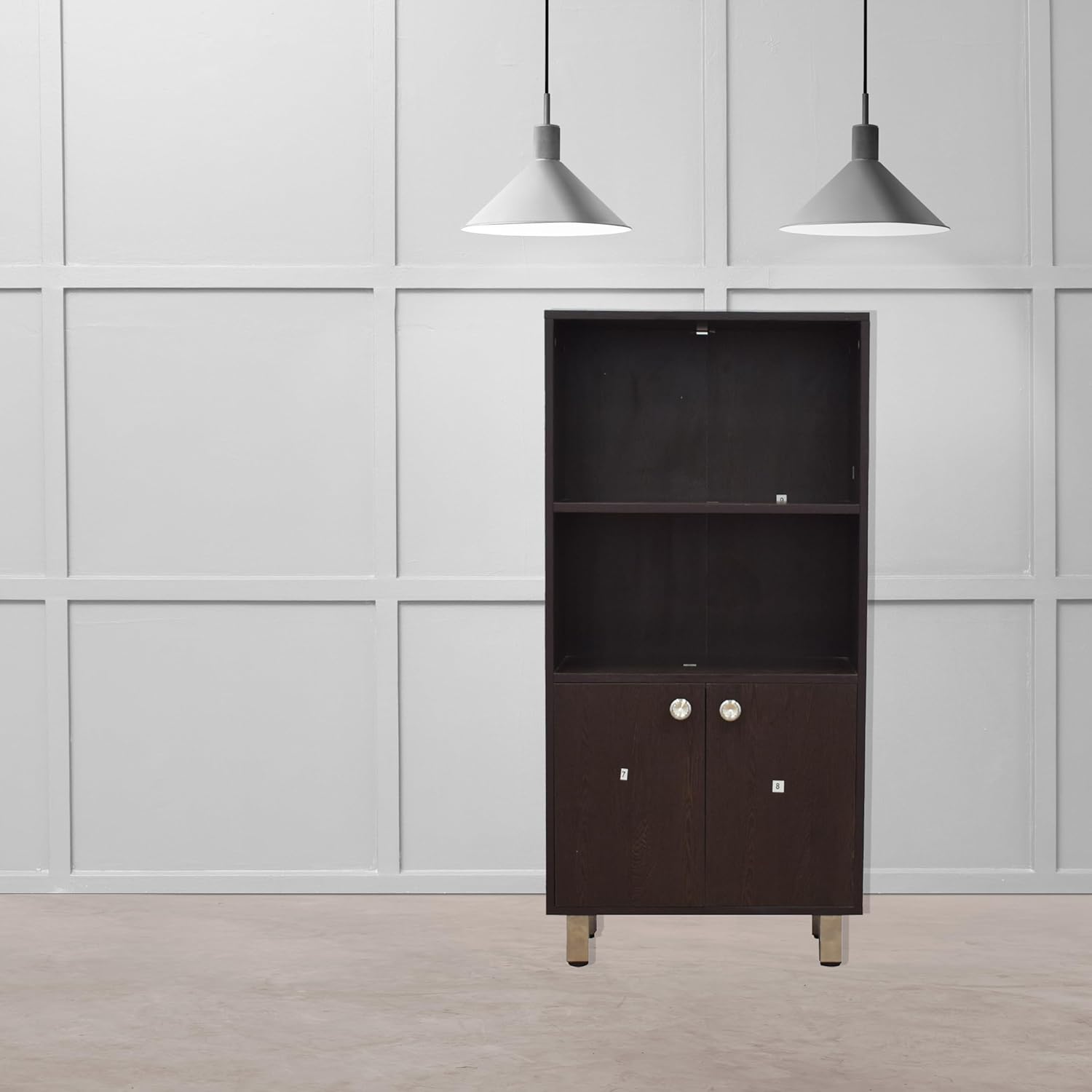 DND Megan Bookshelf for Multipurpose Bookcase,Wooden Modern Display ...