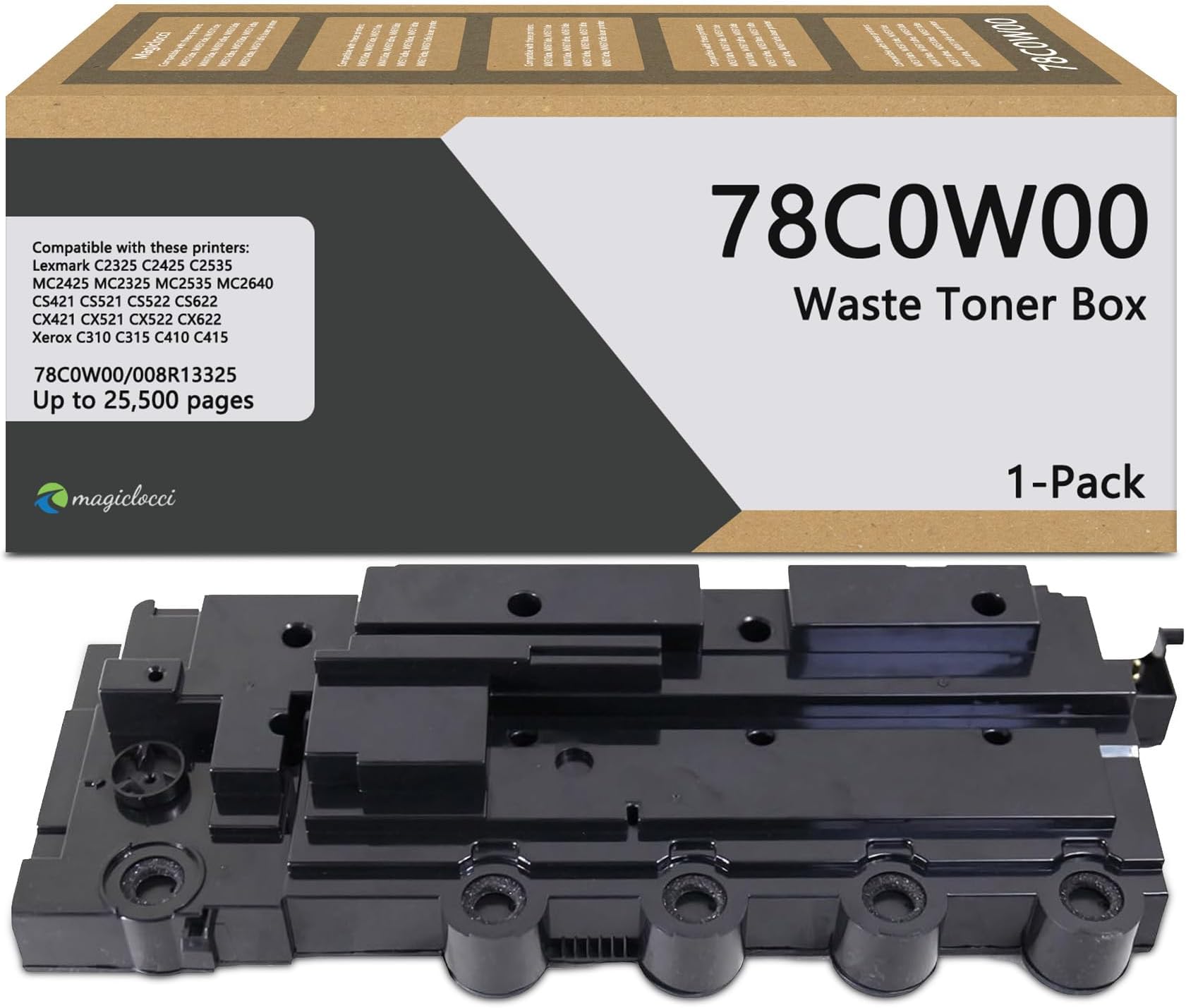 Amazon.com: SkyPrint 78C0W00 Waste Toner Bottle Compatible for Lexmark ...