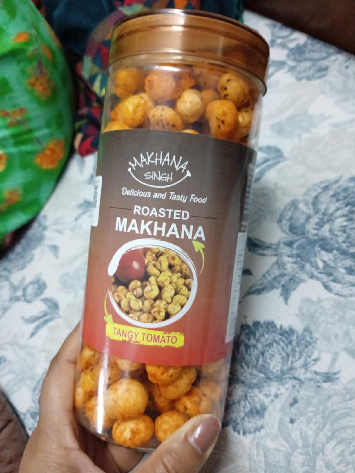 MAKHANA SINGH Roasted Flavoured Makhana (pack of 4 100gm each)(TANGY ...
