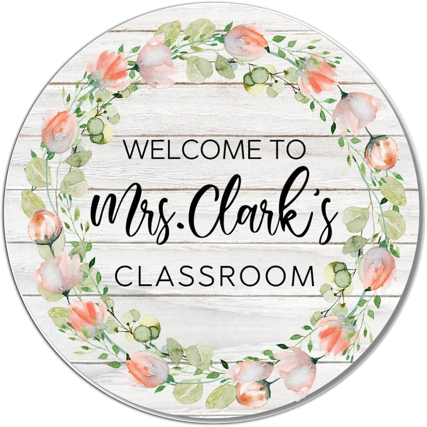 Amazon.com: Welcome to Classroom Vintage Wall Art Sign New Teacher ...