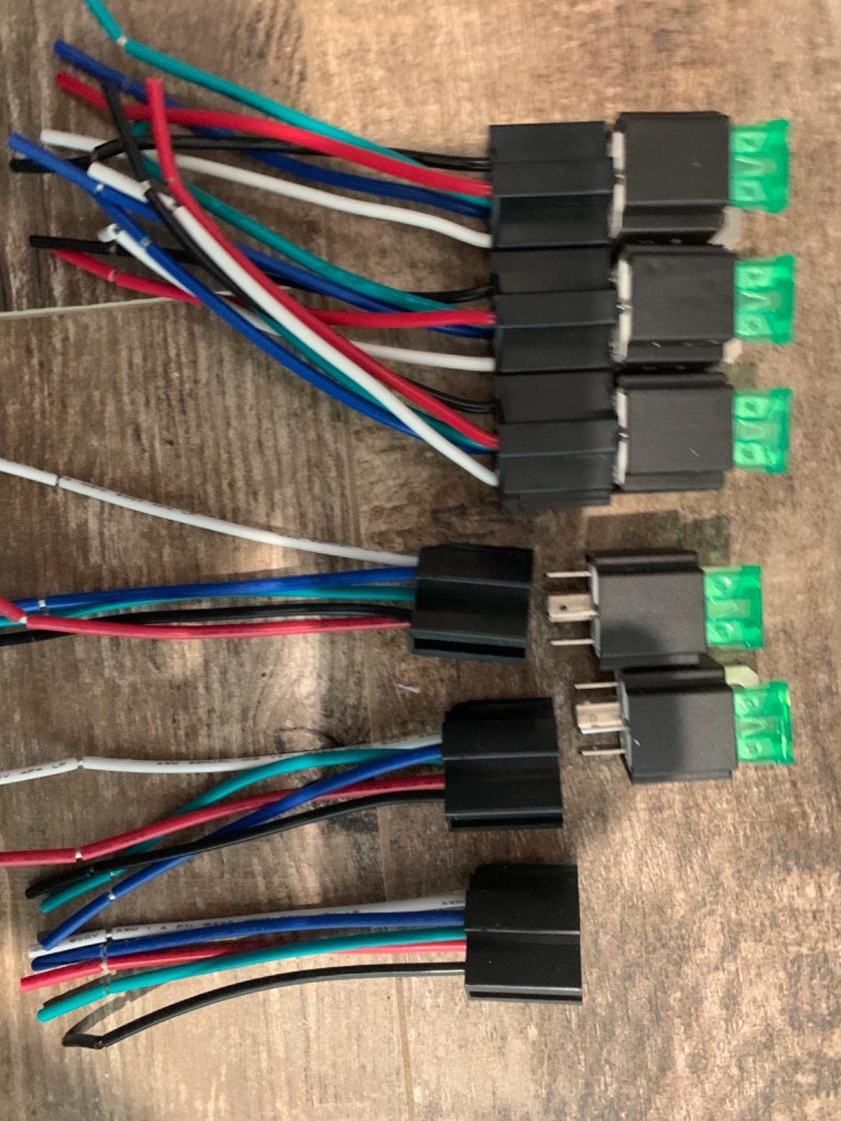 Amazon.com: MICTUNING 12V Fuse Relay Switch Harness Set - 30A ATO ATC ...