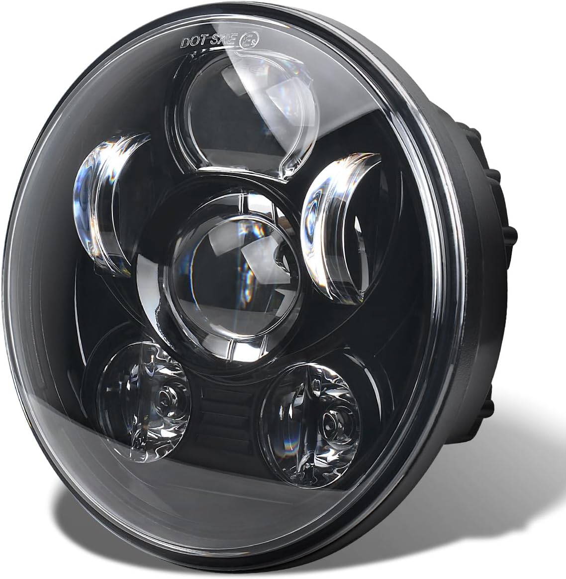 Tugwuetlwu 5-3/4 5.75 Inch LED Motorcycle Headlight Compatible with ...