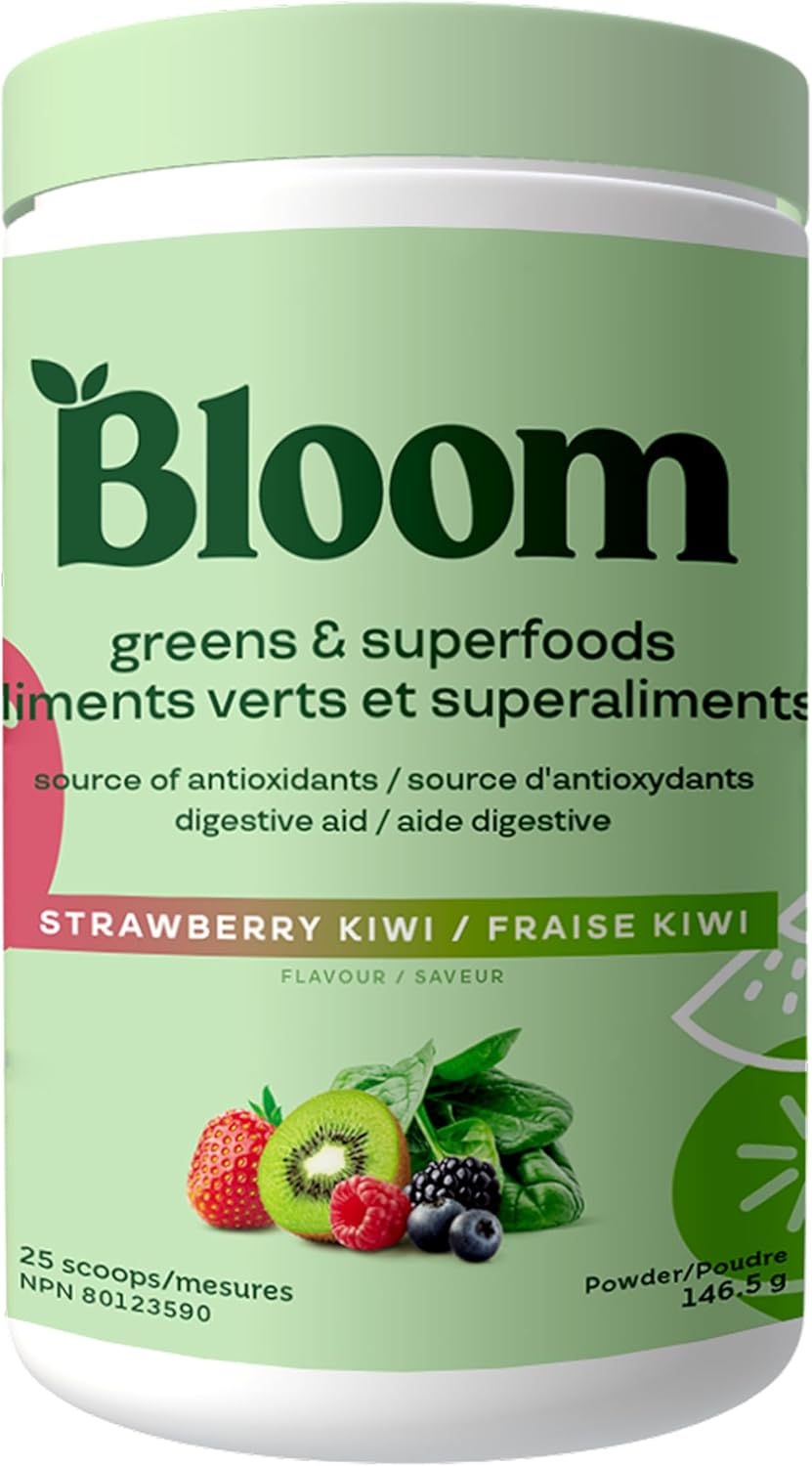 Bloom Nutrition Superfood Greens Powder, Digestive Enzymes with ...
