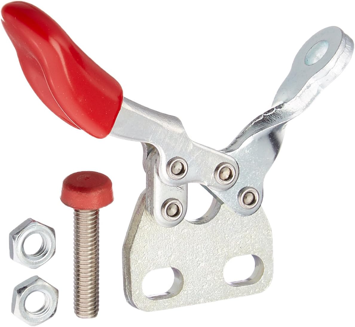 De-Sta-Co Horizontal Handle Hold-Down Clamp, Solid-bar, Straight base ...