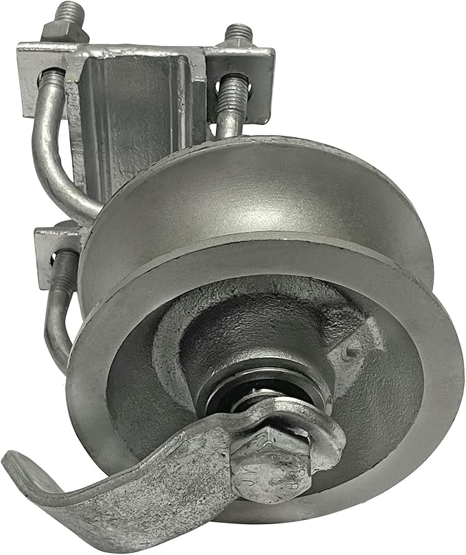 Amazon.com: Single Rear Pipe Track Wheel for Chain Link Sliding Gates ...