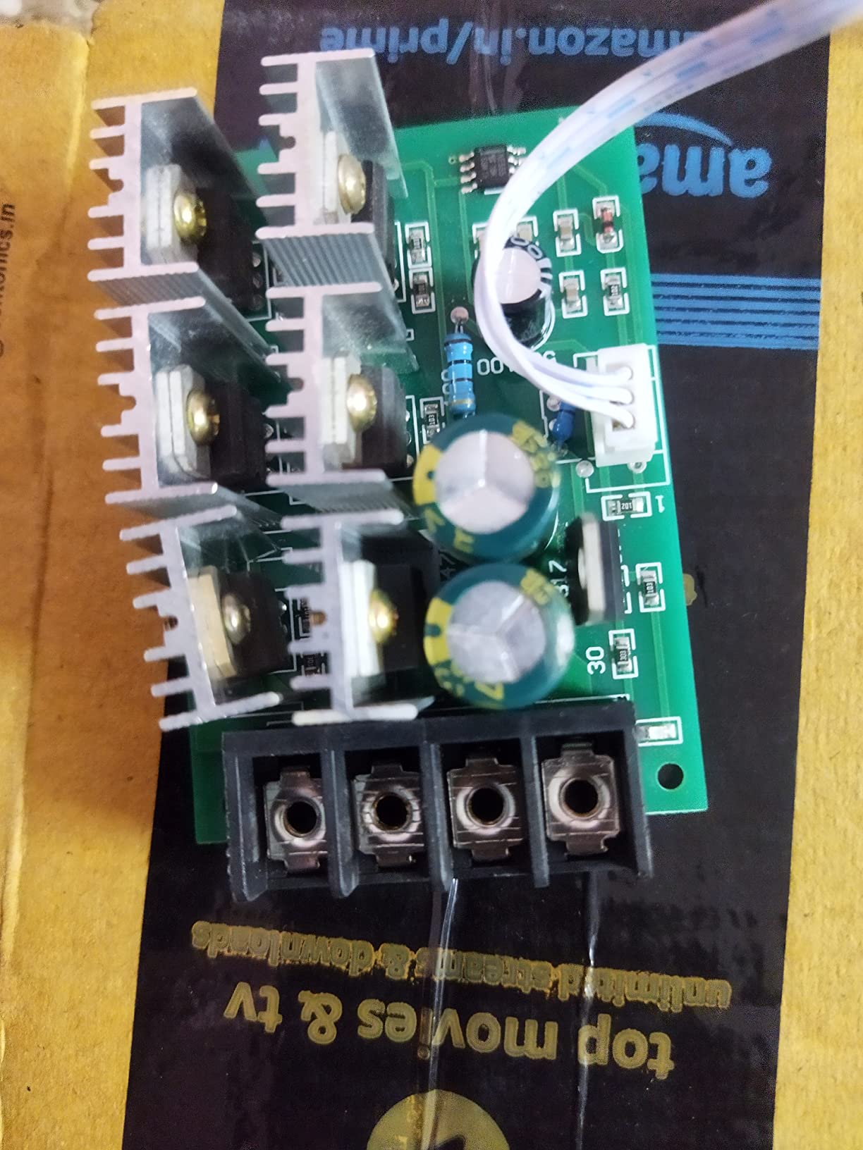 Techtonics DC 10-60V 20A 1200W Motor Speed Control PWM Motor Speed ...