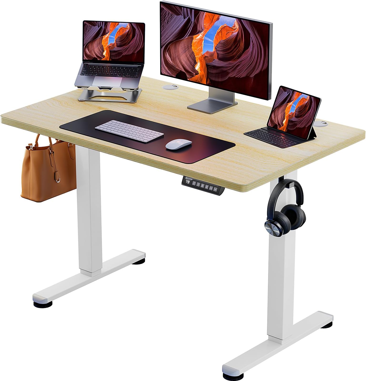 Amazon.com: Electric Standing Desk - Height Adjustable Desk, 40 x 24 ...