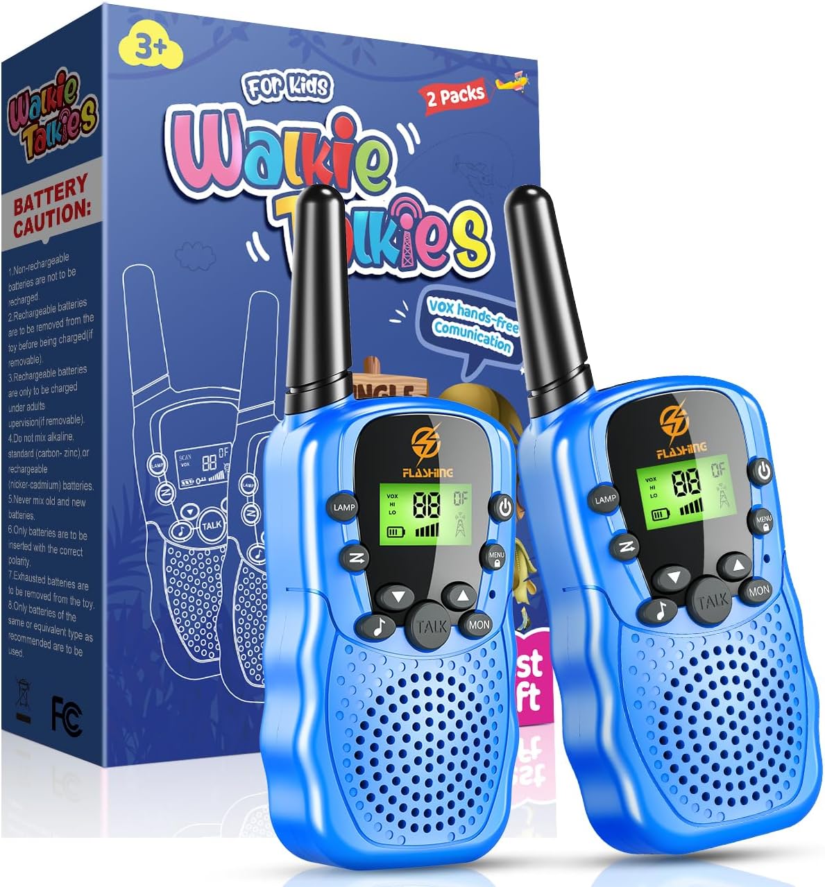 Amazon.com: FOREDOM Walkie Talkies for Kids Long Range, Kids Outdoor ...