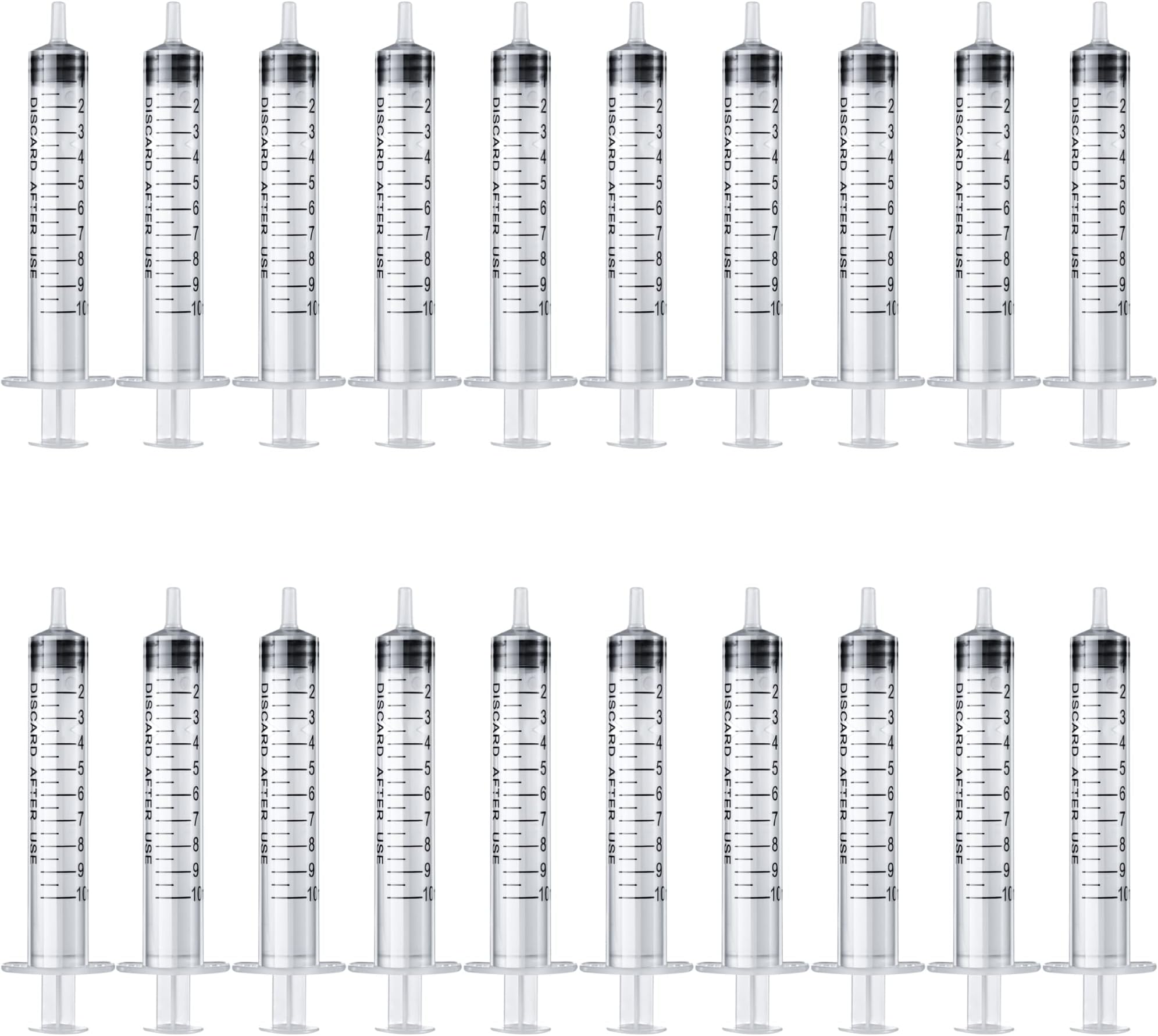 Amazon.com: 100 Pack 3ml/cc Plastic Syringe with 23Ga, Lab Sample ...