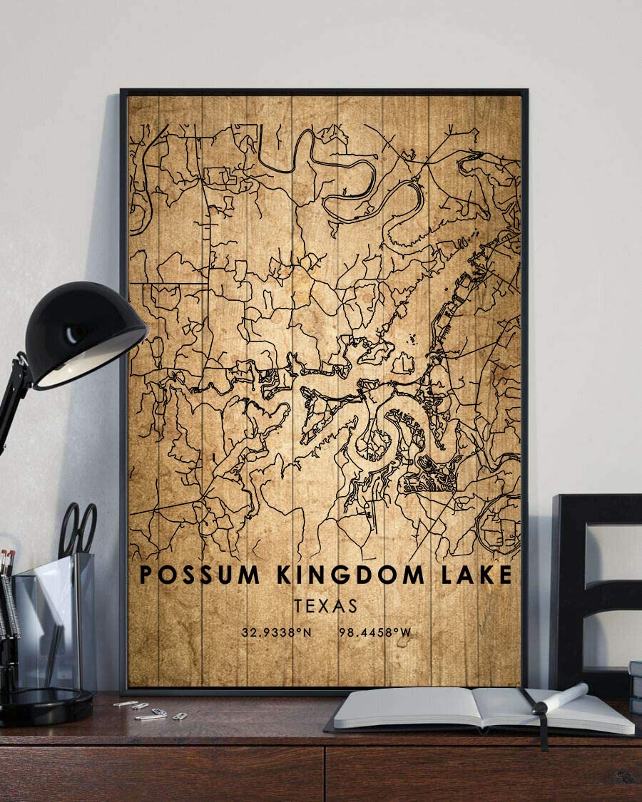 Possum Kingdom Lake Map