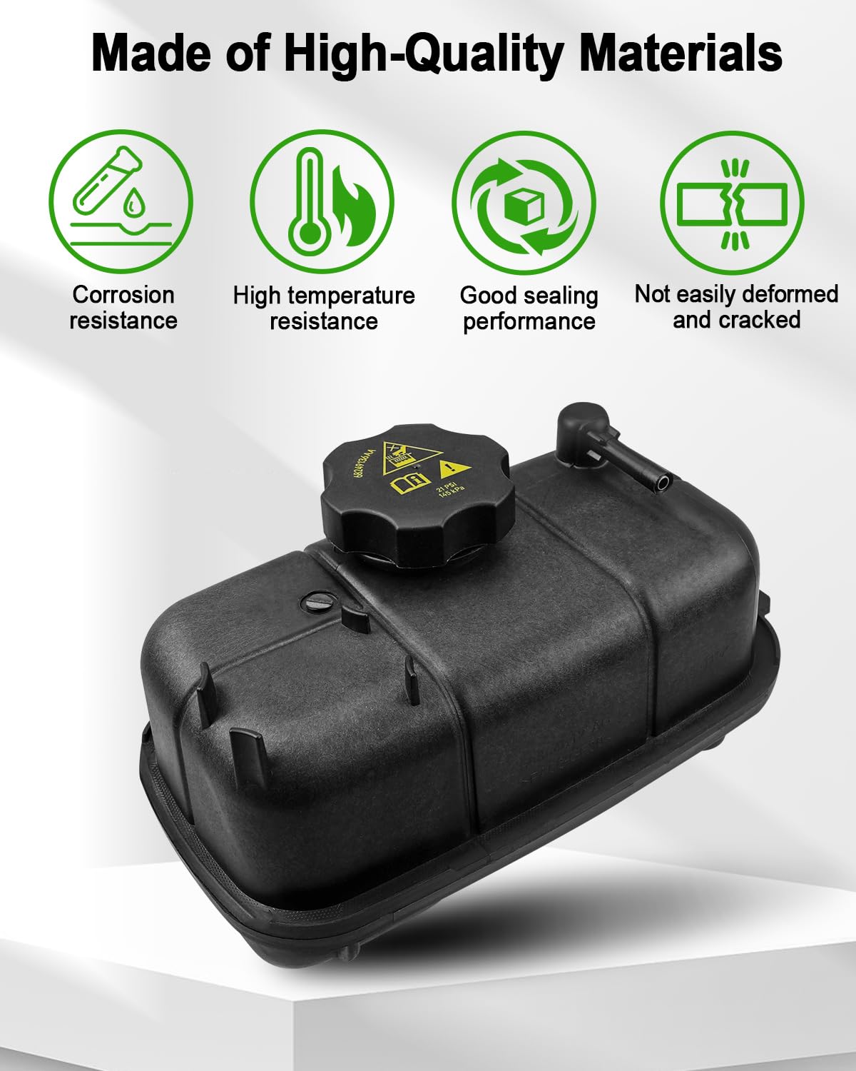 Coolant Recovery Tank For 2018-2024 Jeep Wrangler 2.0L - Replaces ...