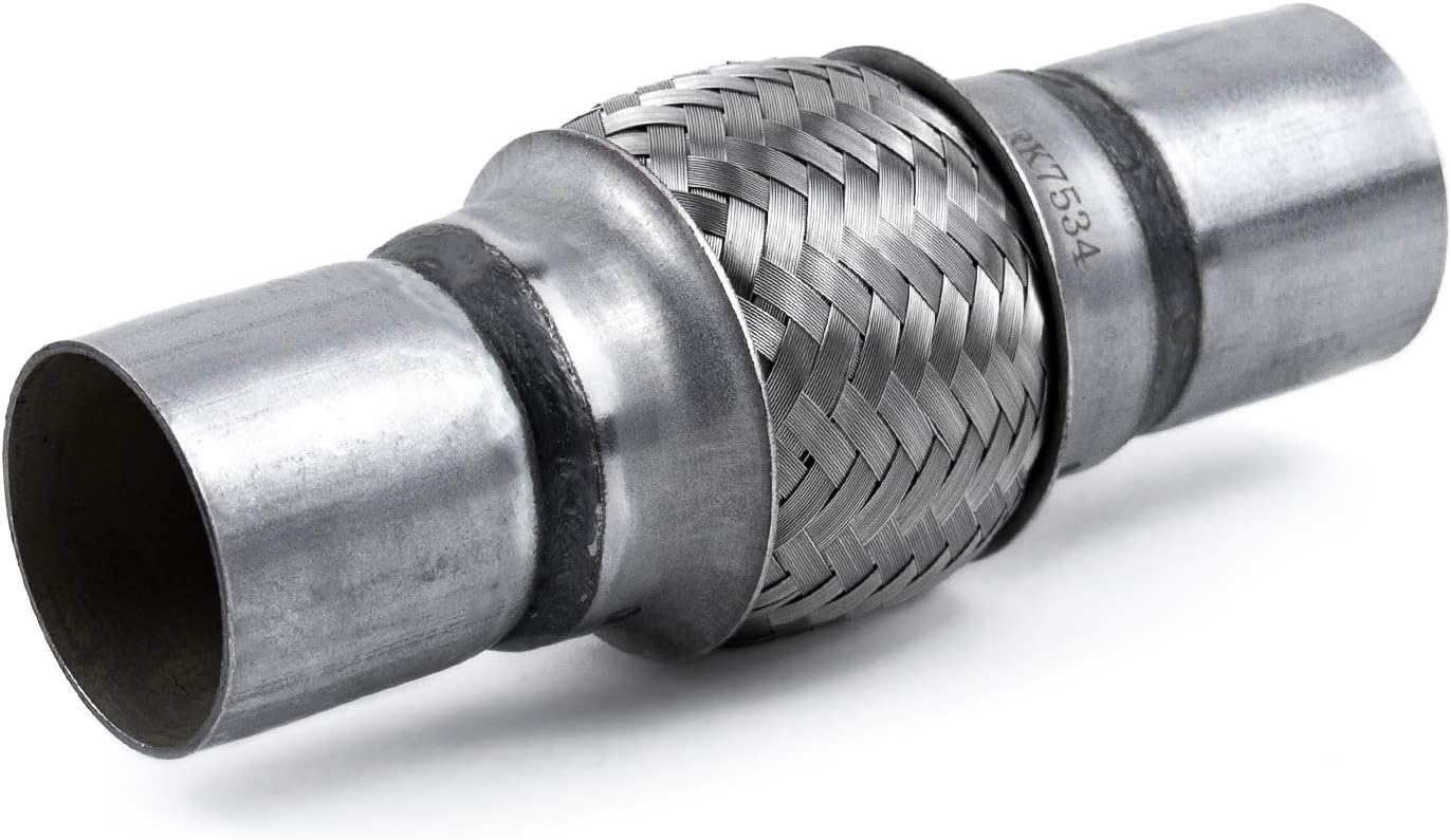 Amazon.com: SINJEUN 3 Pack 2 x 6 Inch Stainless Steel Double Braid Flex ...