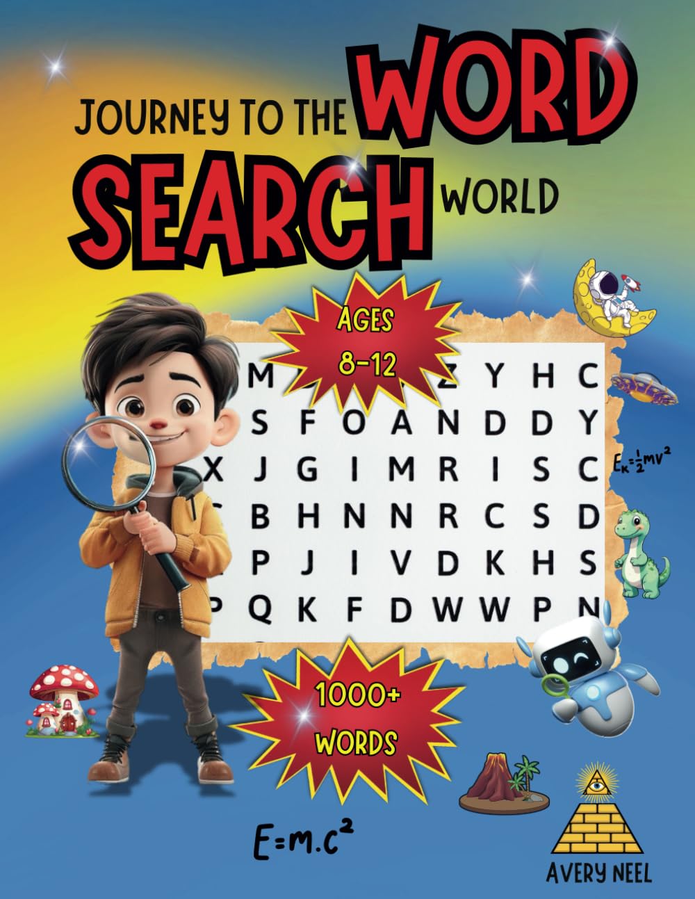 Amazon.com: Journey to the Word Search World for kids age 8-12: Fun and ...