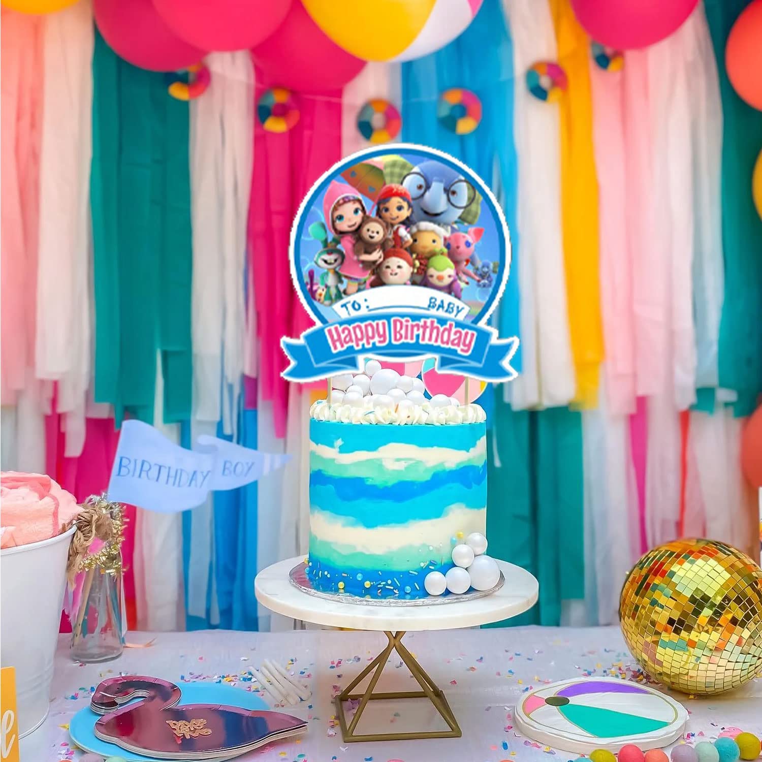 Hello Kitty Cake Decorations YiYiXiXi Kpop Lesserafim Birthday ...