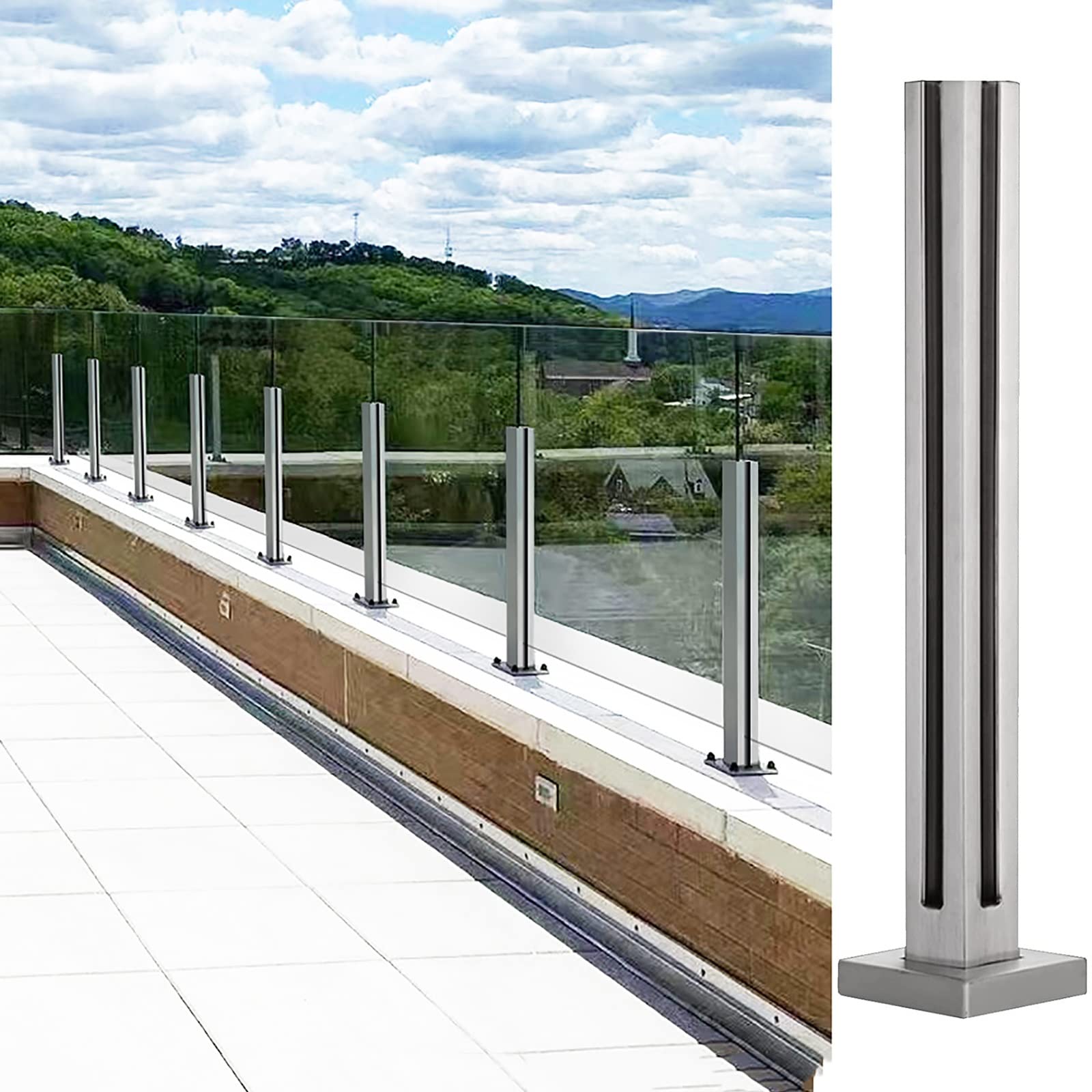 Unique Standing Glass Deck