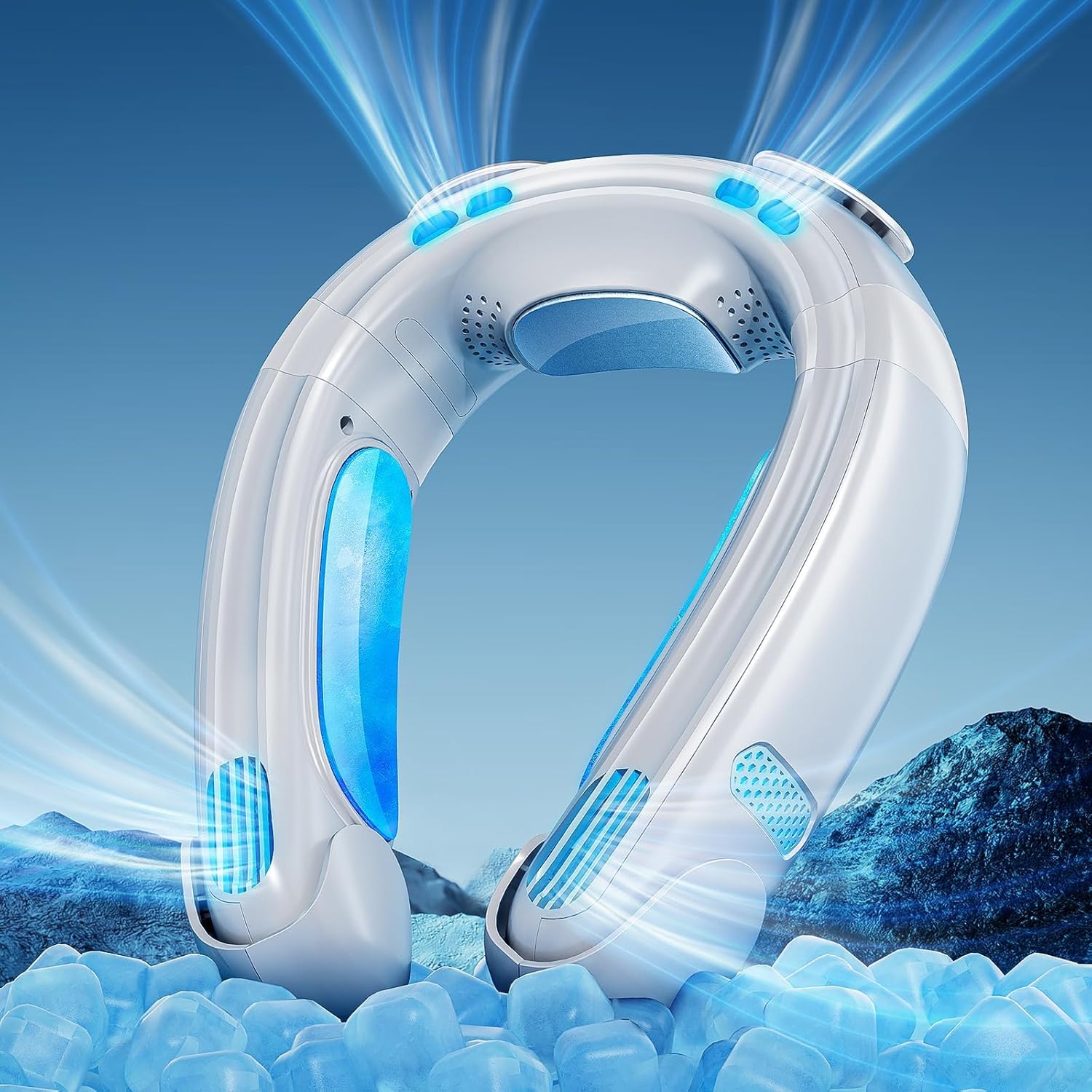 Amazon.com: Zymise Neck Air Conditioner Portable Neck Fan 26H Ultra ...