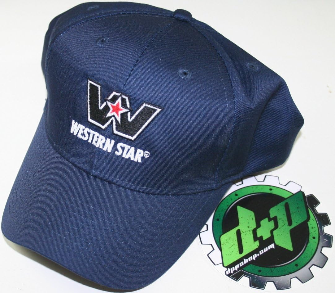 Western Star semi Trucker hat Ball Cap Truck Adjustable Back Gear Navy ...