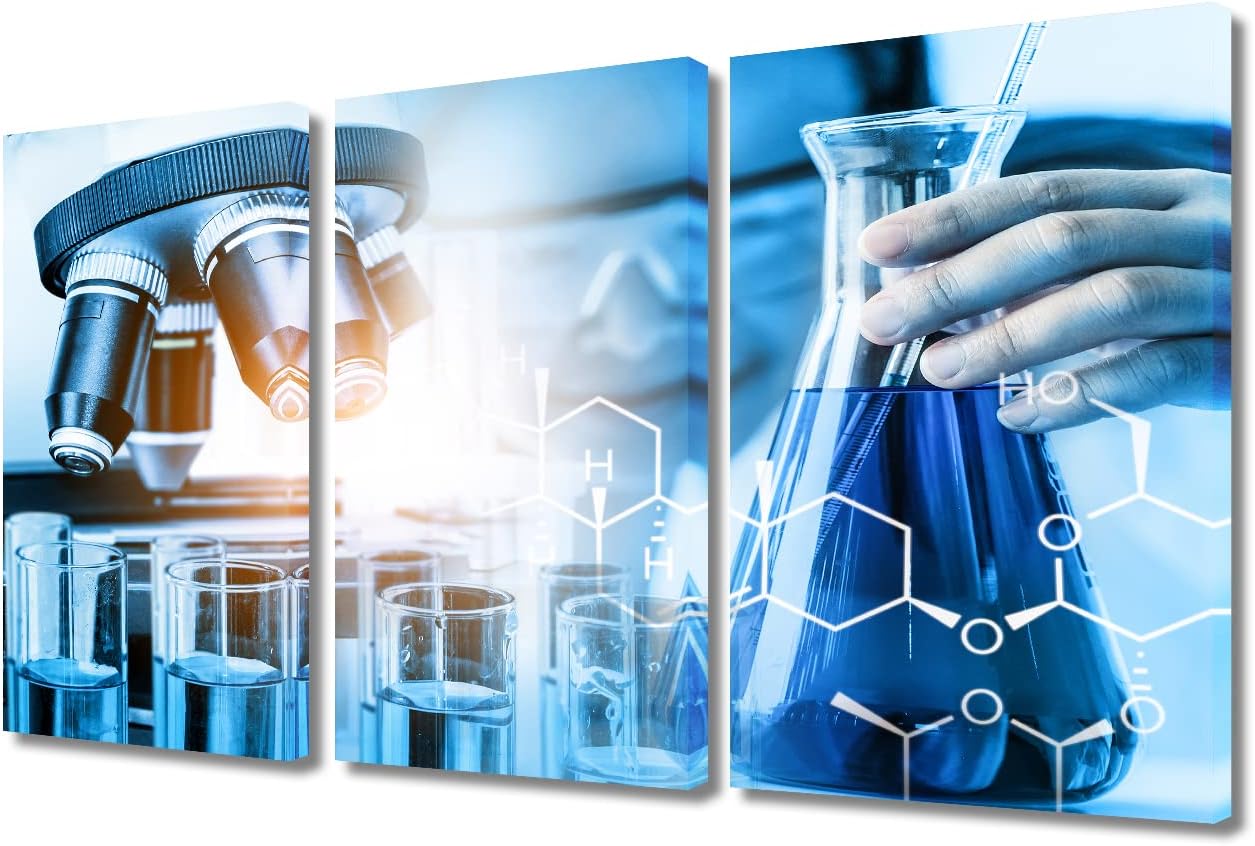 Amazon.com: Research and Development Wall Art Medical Lab Instrument ...