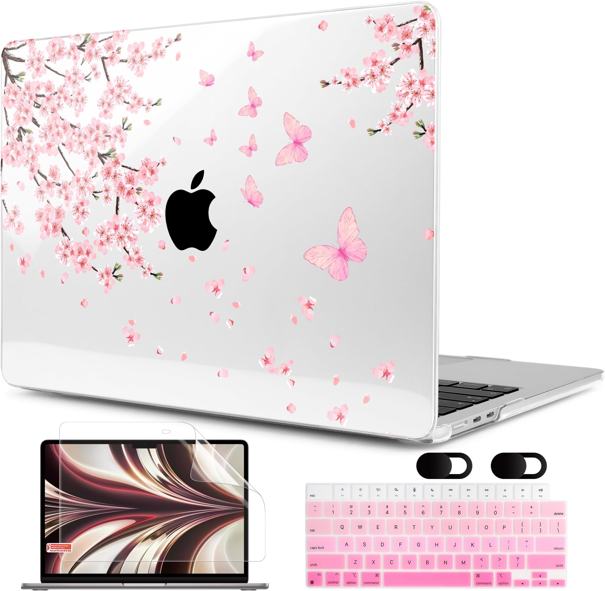 Amazon.com: MEEgoodo Case M3 for MacBook Air 13.6 inch Case 2024 2022 ...